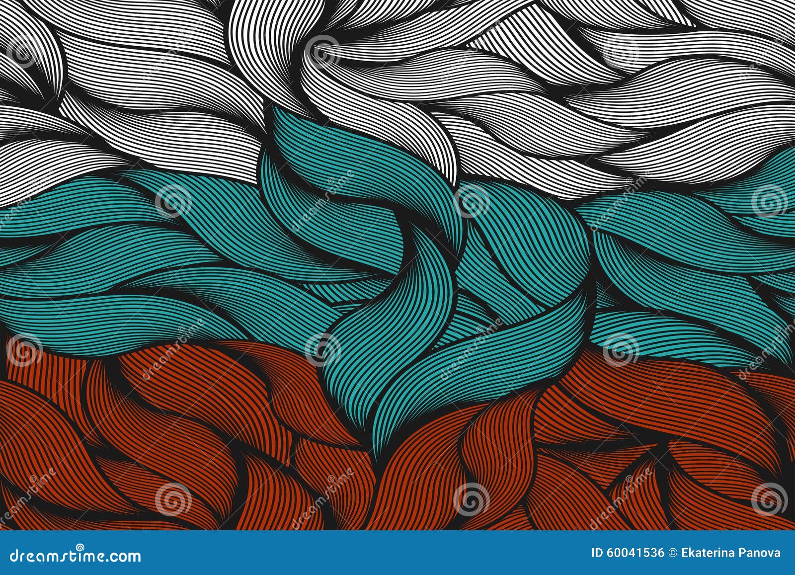 Russian flag pattern stock vector. Illustration of painting - 60041536