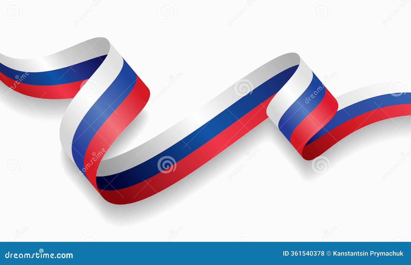 Russian Flag Wavy Abstract Background. Vector Illustration. Stock ...