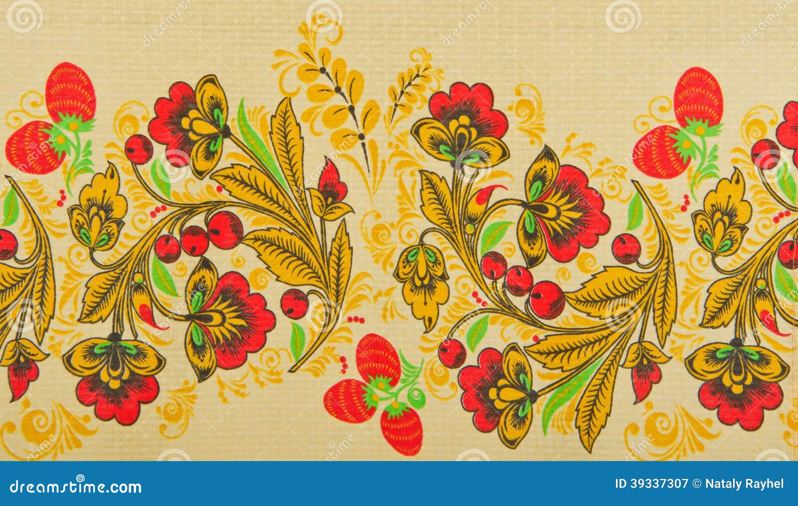 Russian floral pattern stock illustration. Illustration of homemade ...