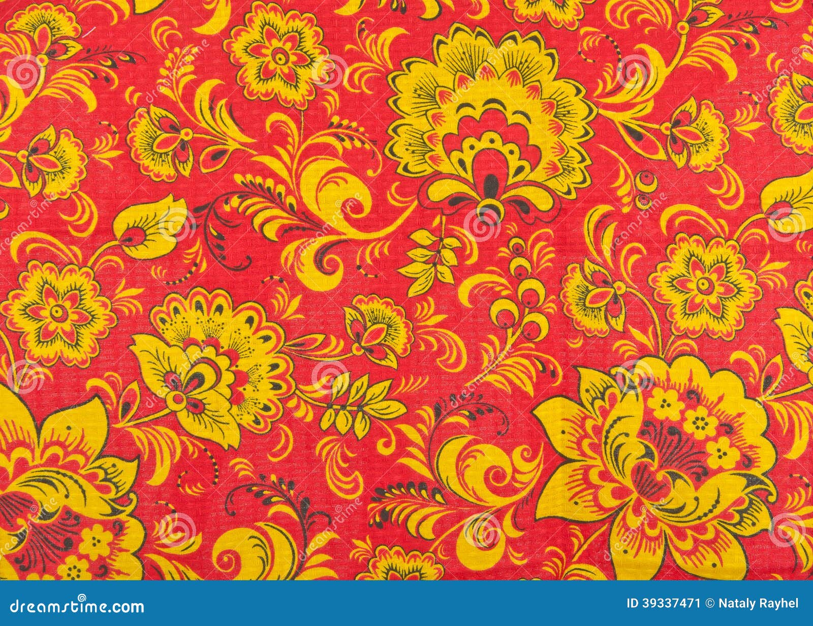 Russian floral pattern stock image. Image of repetition - 39337471