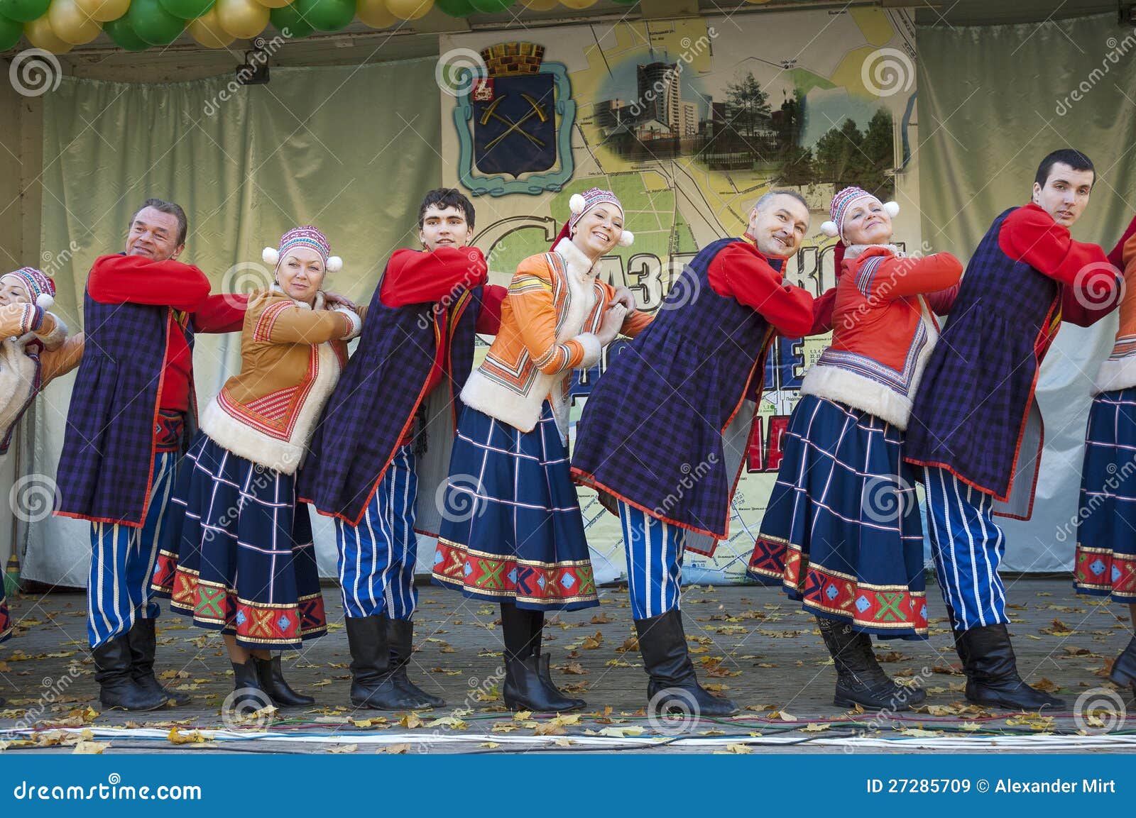 Russian Folk Ansamble of Dance Rainbow Editorial Stock Image - Image of ...