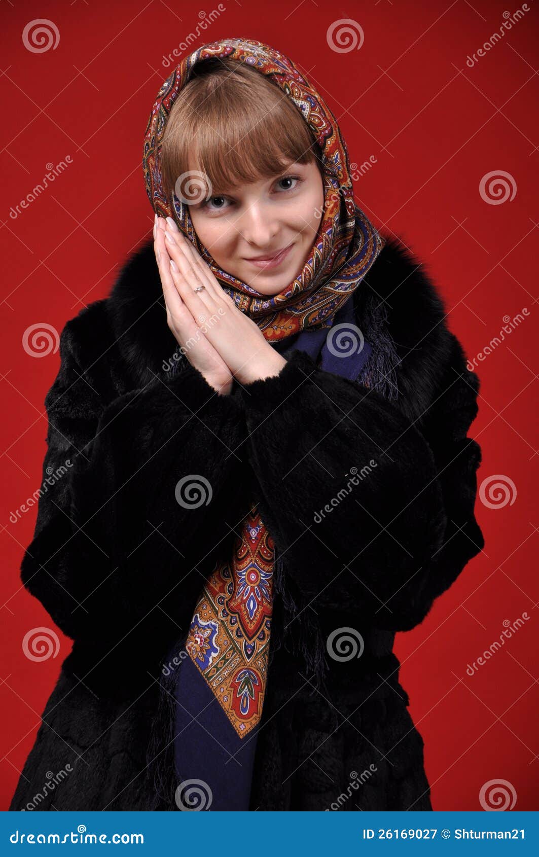 Russian Girl stock image. Image of eyes, beautiful, woman - 26169027