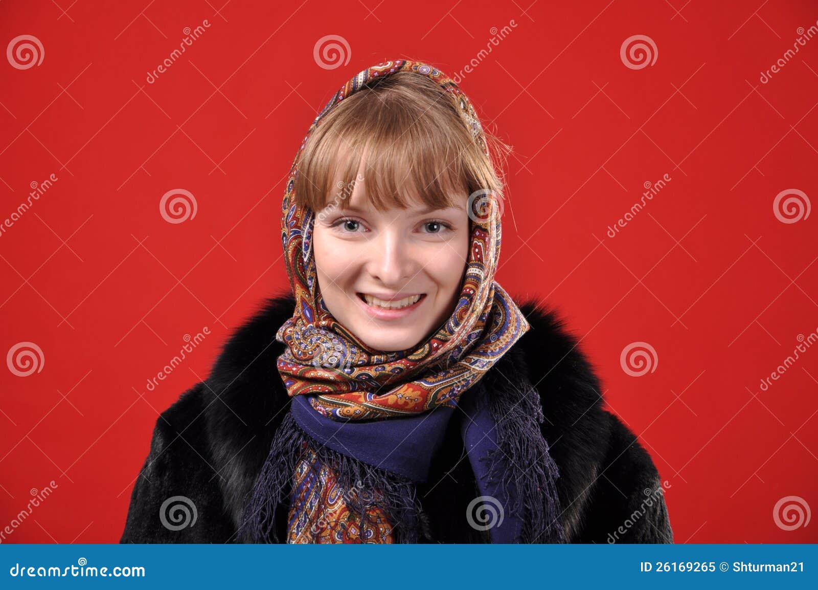 Russian Girl stock image. Image of russia, coat, human - 26169265