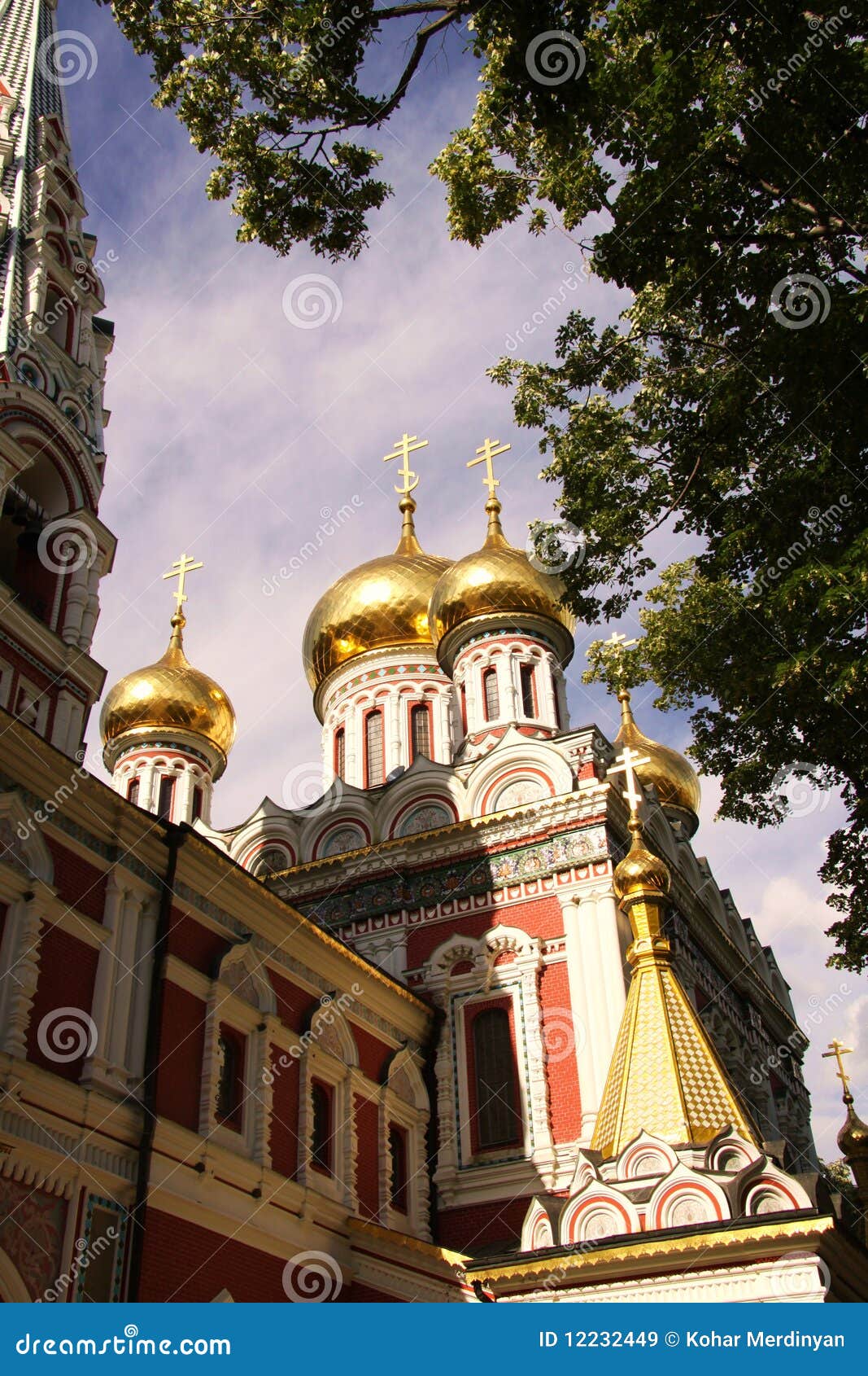 Russian golden domes stock image. Image of bulgaria, religion - 12232449