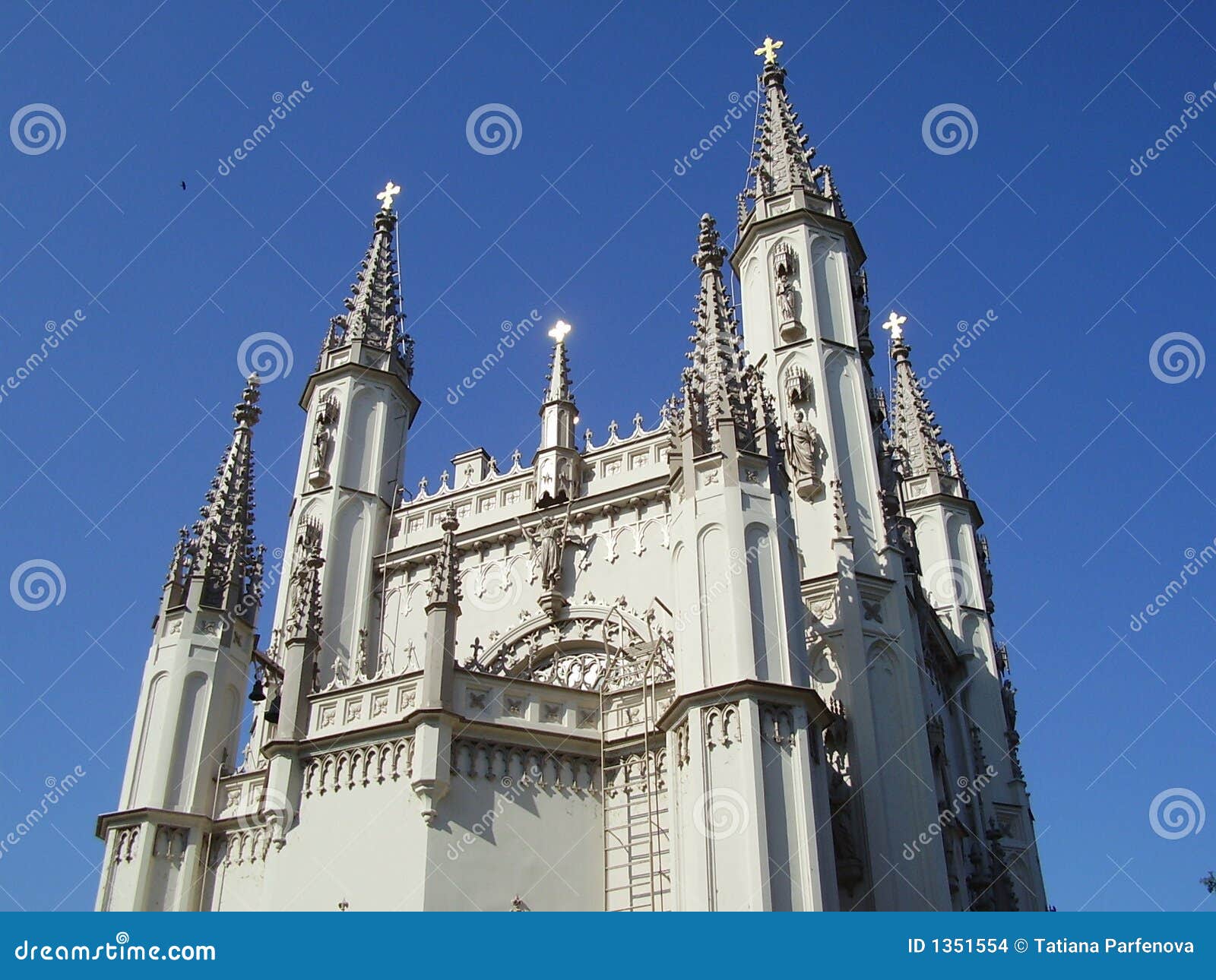 Russian gothic church stock photo. Image of exterior, christianity ...