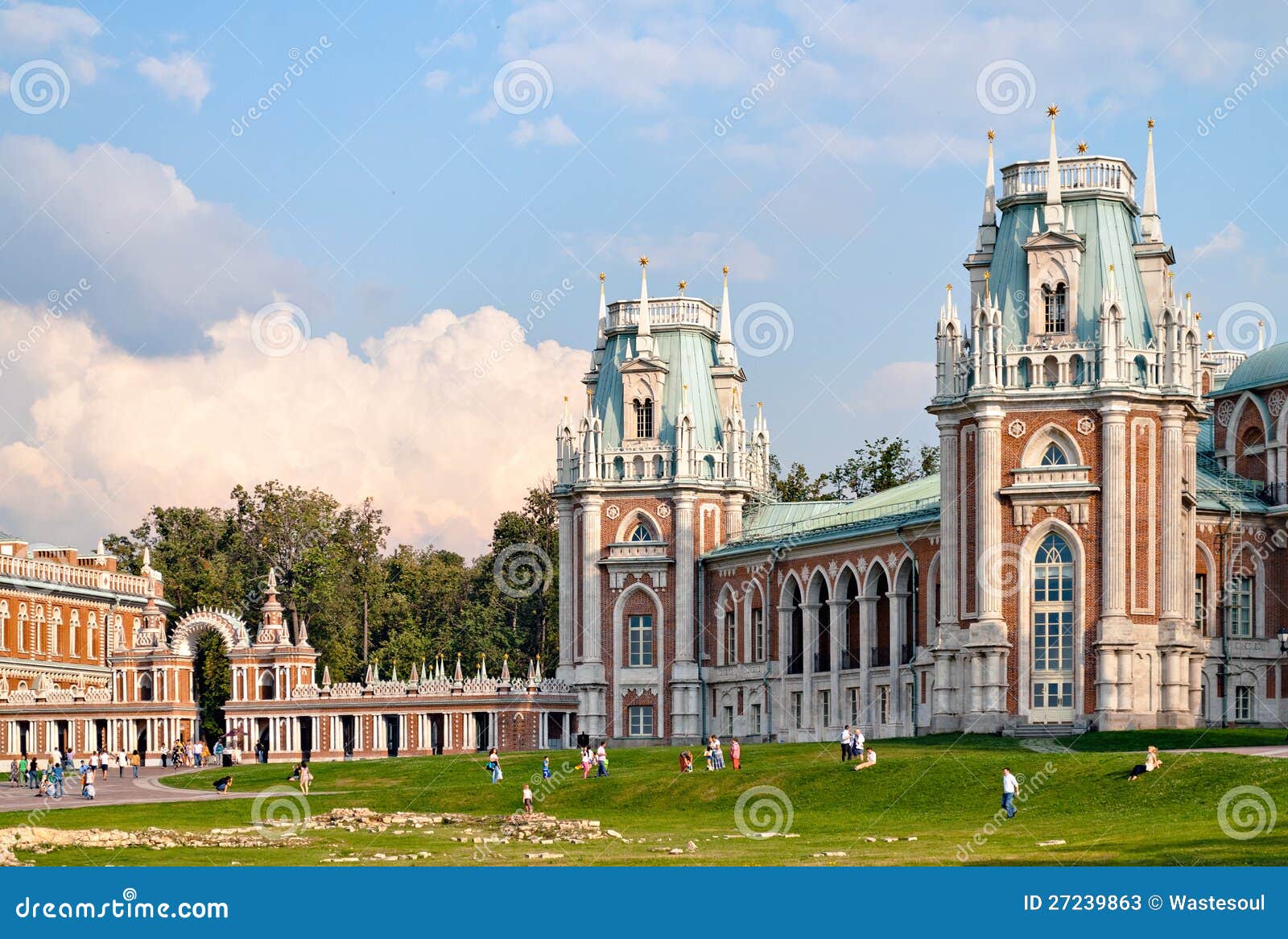 Russian gothic palace stock image. Image of catherine - 27239863