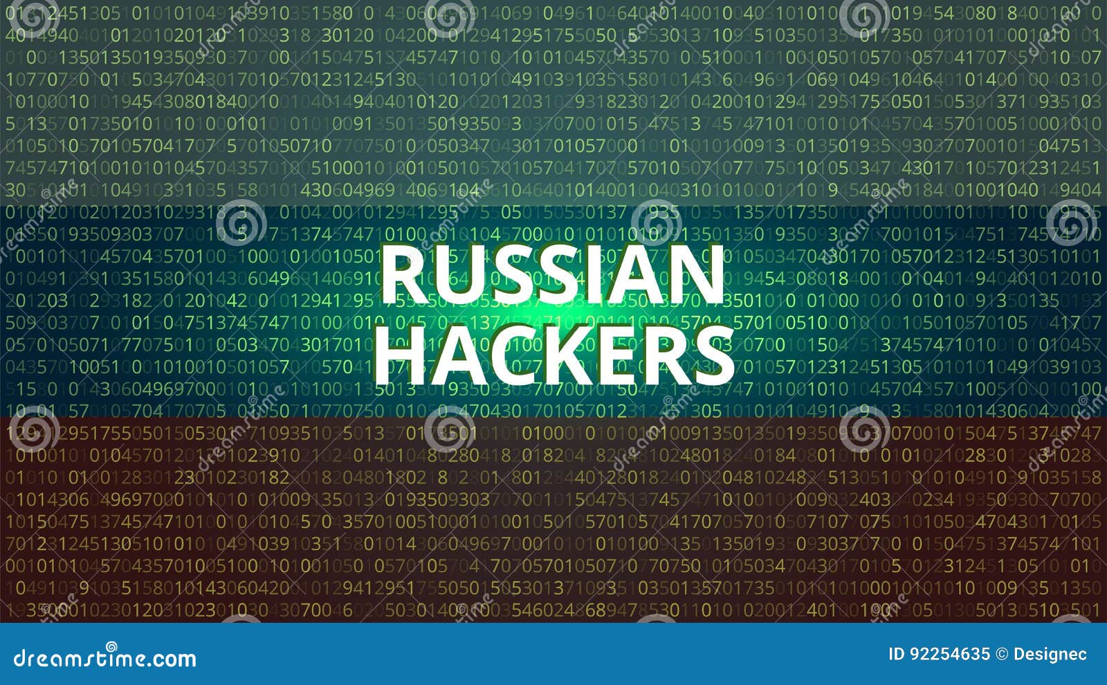 Russian Hackers Abstract Technology Background. Computer Code Stock ...