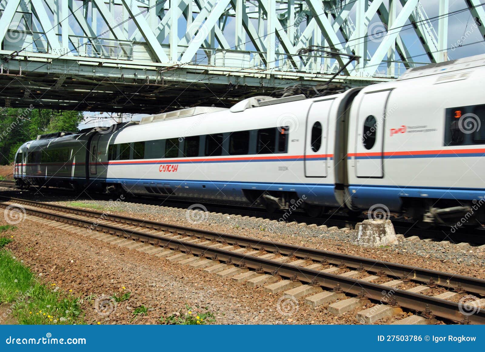 Russian High-speed Passenger Train Editorial Photo - Image of railway ...