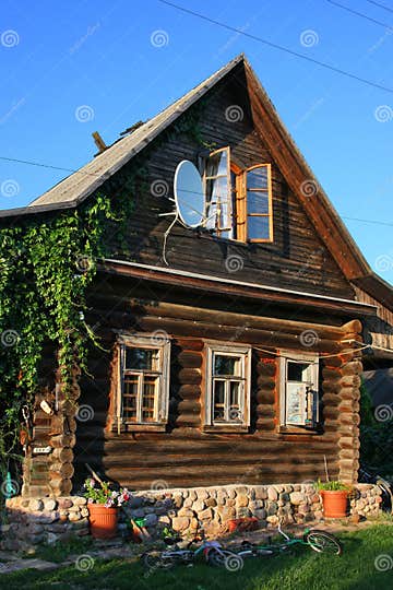 Russian House stock image. Image of ortodox, europe, wood - 26470051