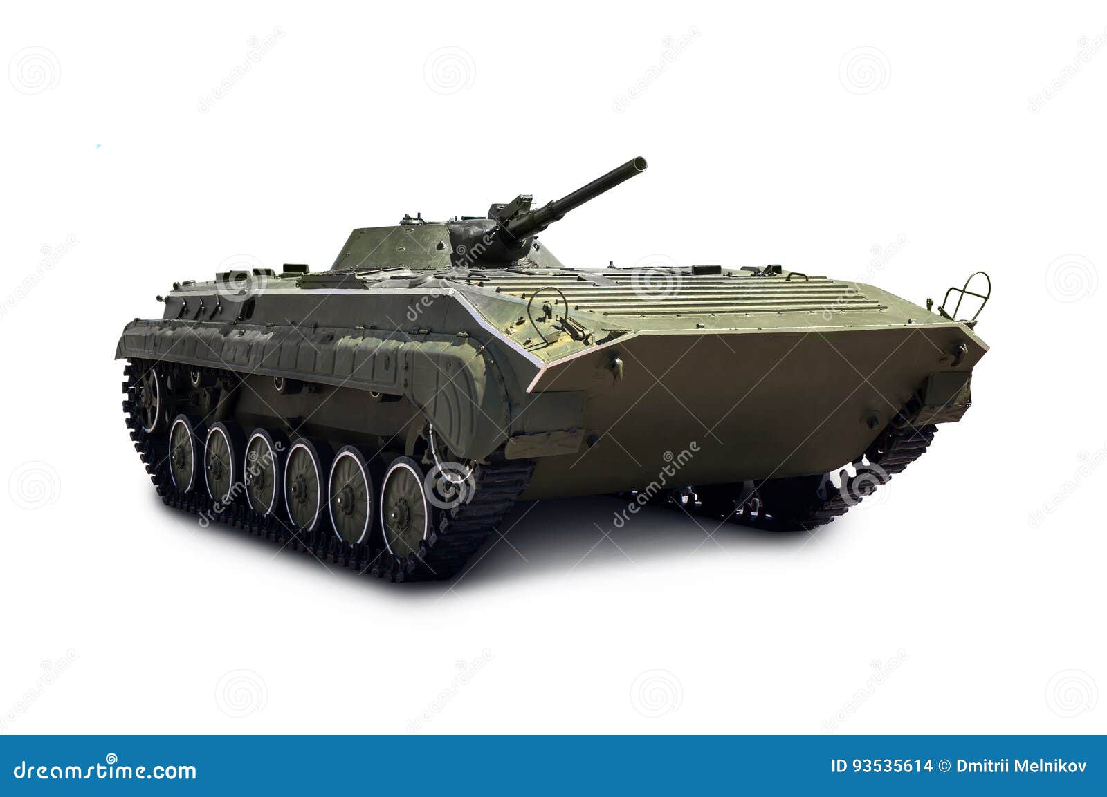 Russian Infantry Light Tank BMP-2 With Clipping Path Stock Photography ...