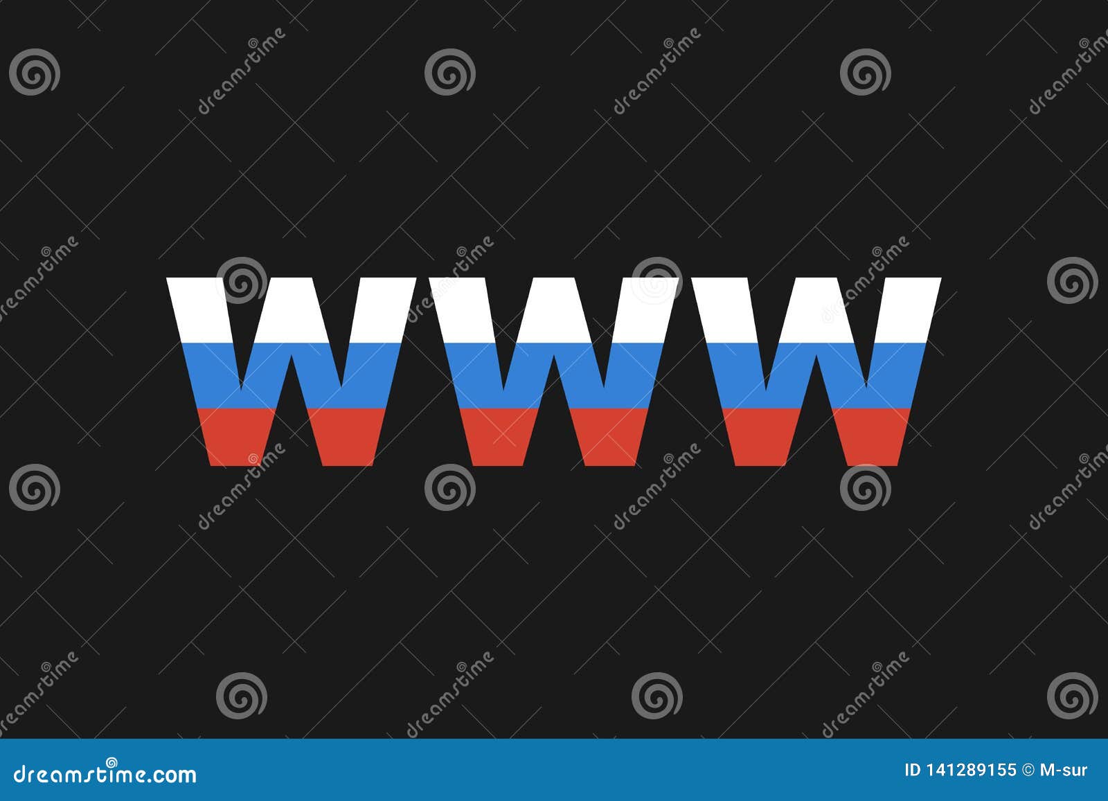 Russian internet stock vector. Illustration of nation - 141289155