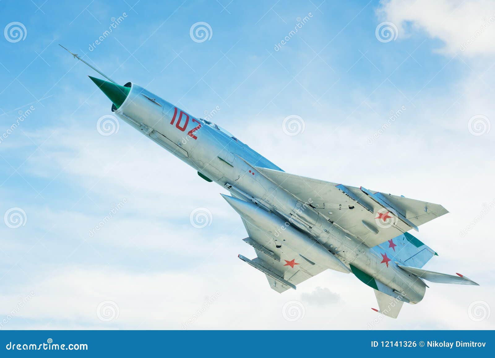 Russian jet airplane stock photo. Image of ussr, flight - 12141326