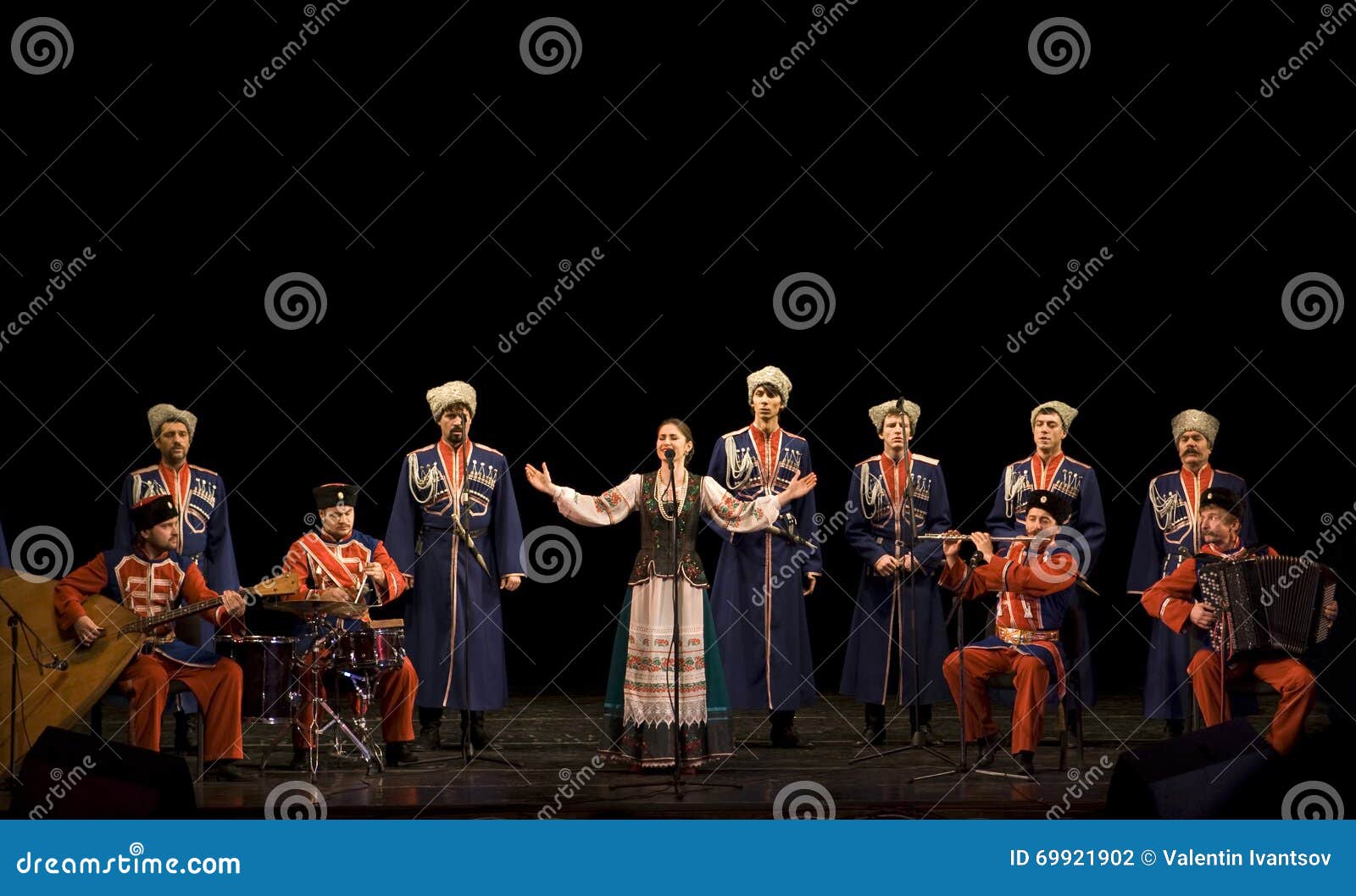 Russian Kuban Cossack Choir Editorial Photography - Image of voice ...