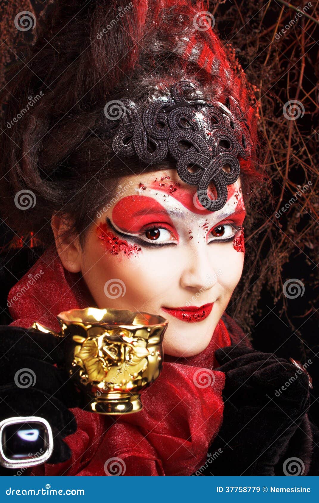 Russian lady stock image. Image of forest, adult, cute - 37758779