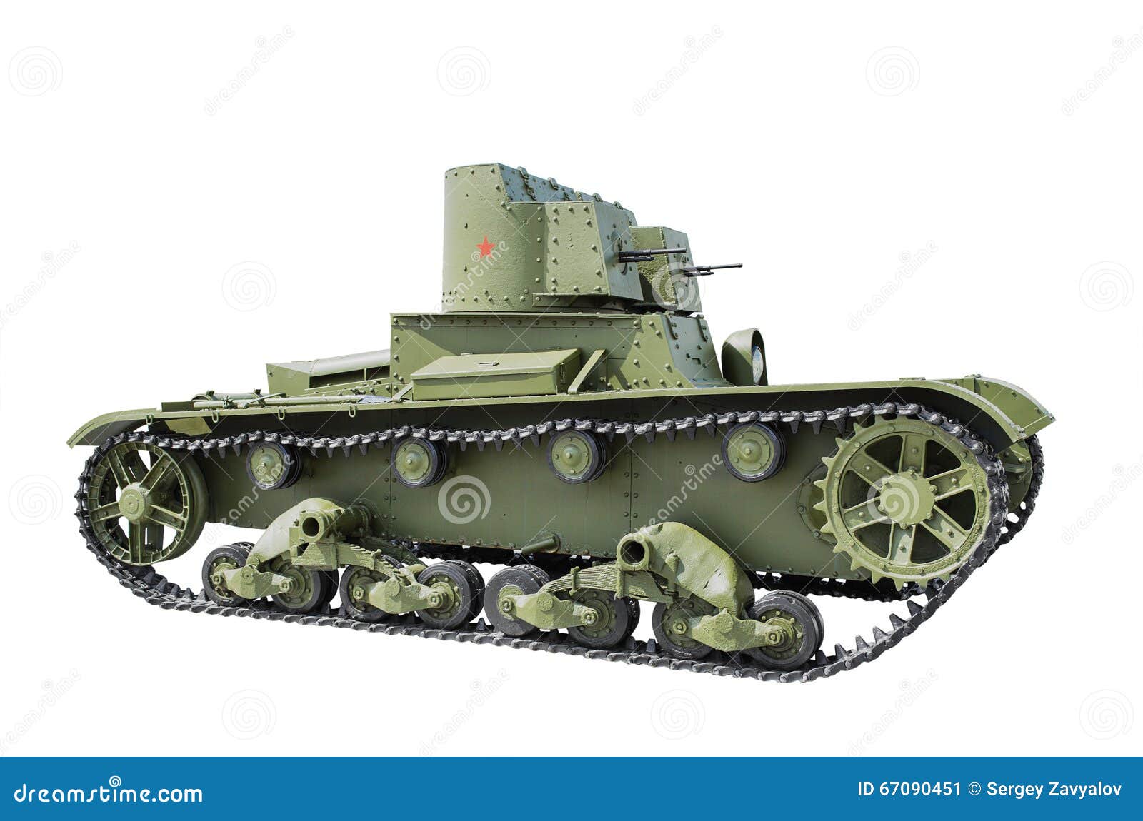 Russian light tank T-26 stock image. Image of bullet - 67090451
