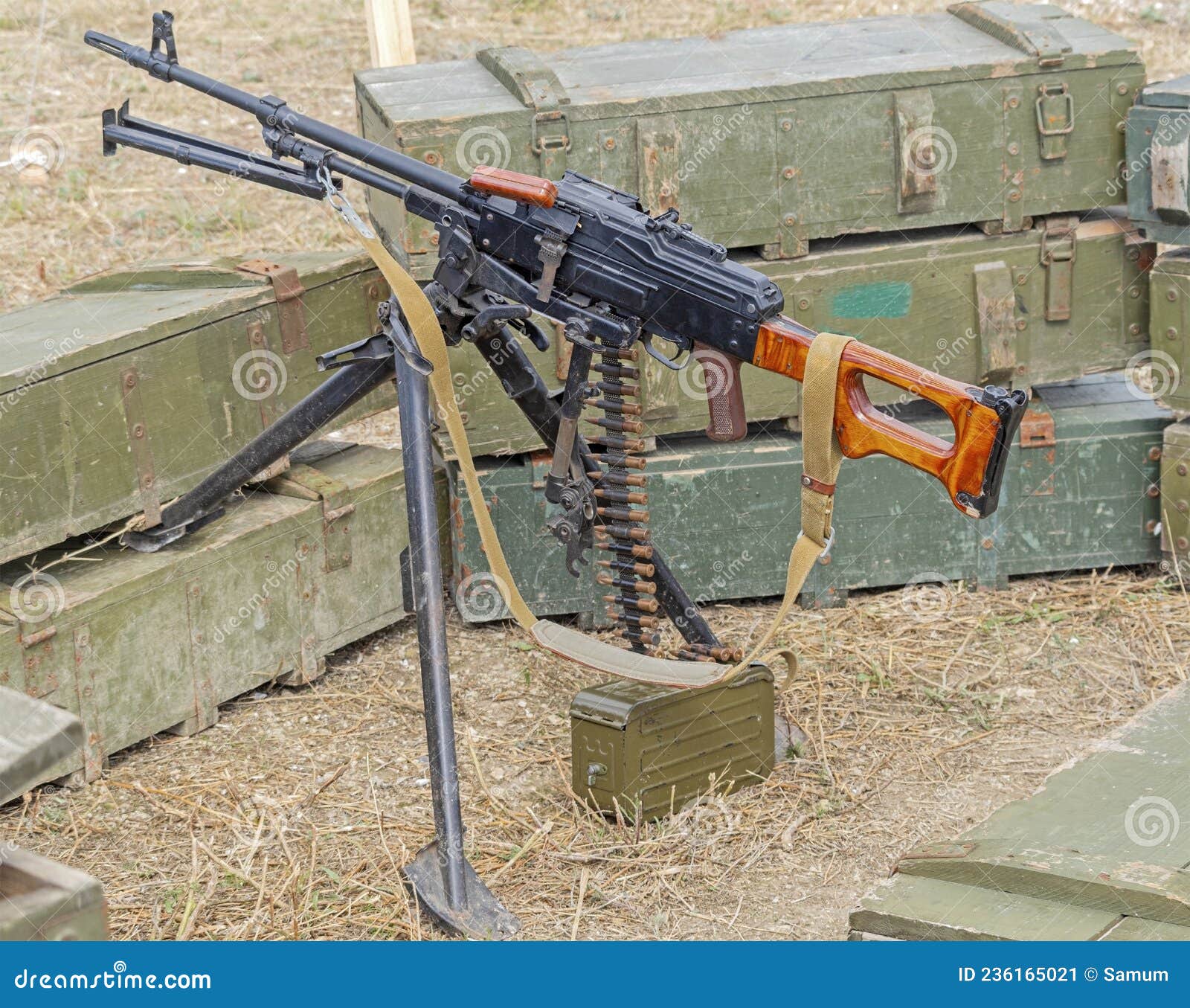 Russian Machine Gun on Position Editorial Photo - Image of historical ...
