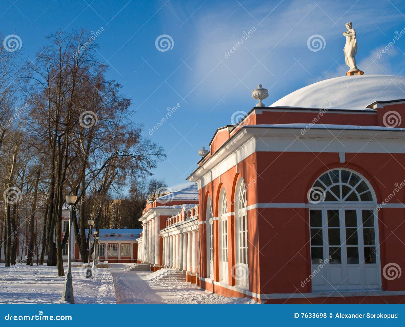 Russian manor winter view stock photo. Image of farm, home - 7633698