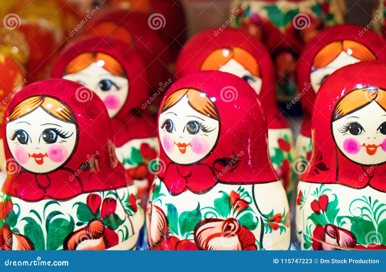 Russian Matryoshka. stock image. Image of colorful, matreshka - 115747223