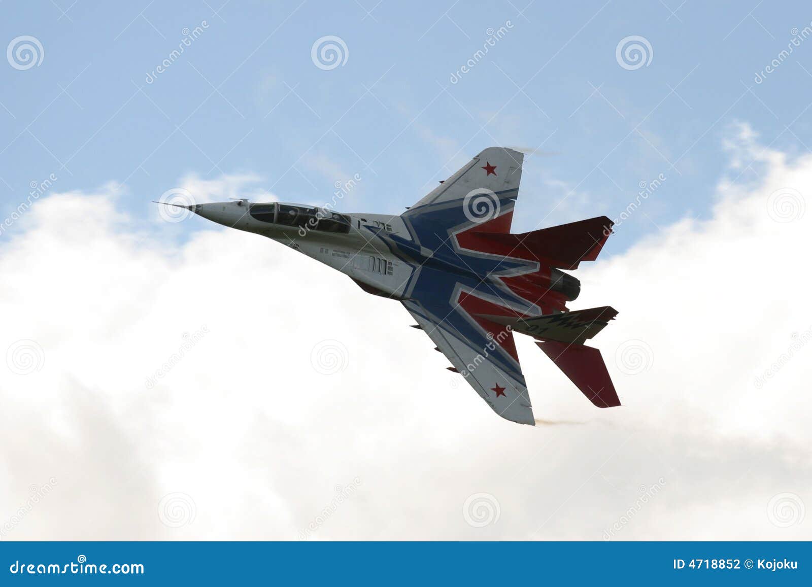 Russian MIG-29 fighter jet stock photo. Image of publicity - 4718852