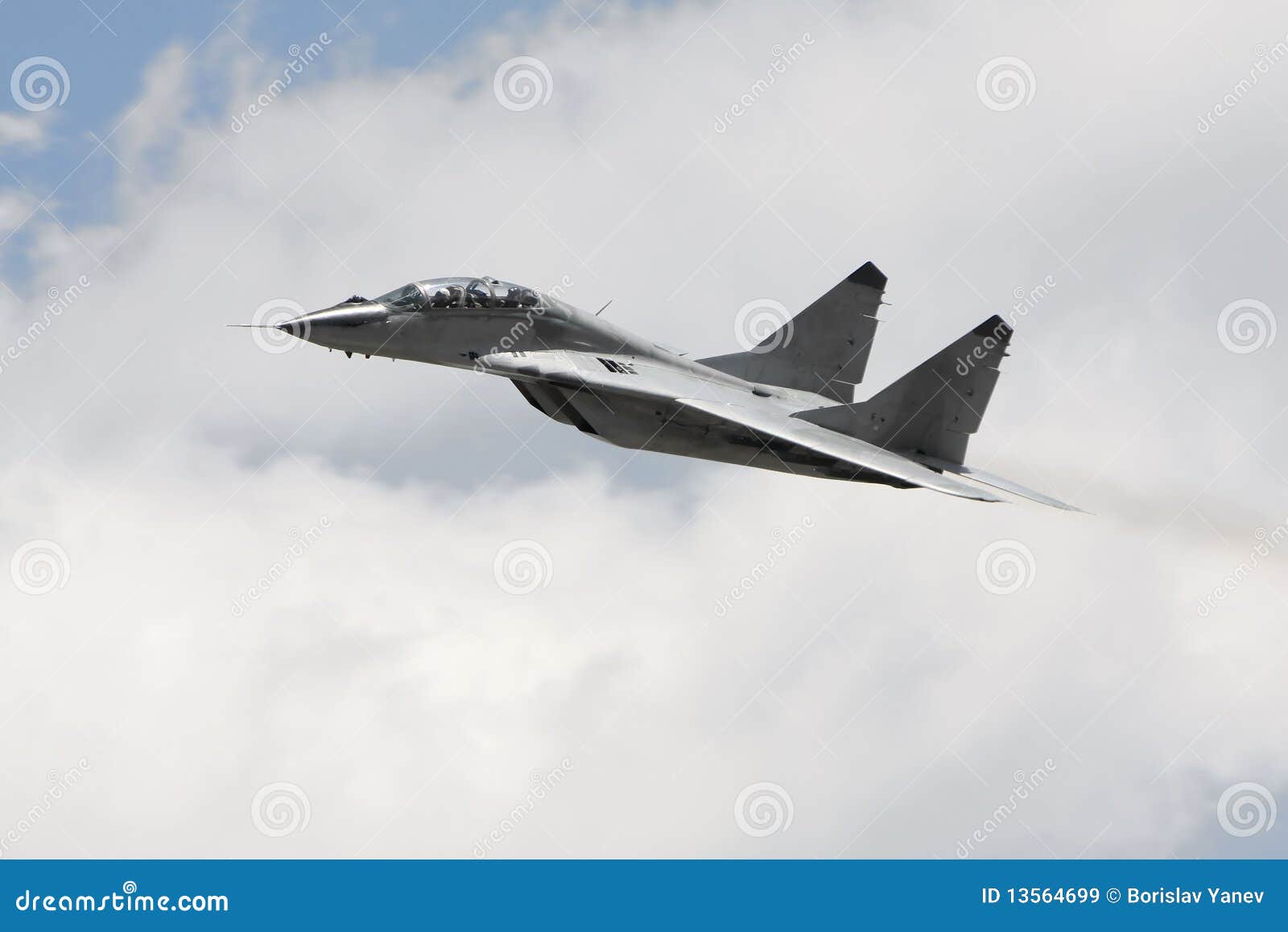 Russian Military Fighter Jet MIG 29 Stock Image - Image of maneuver ...
