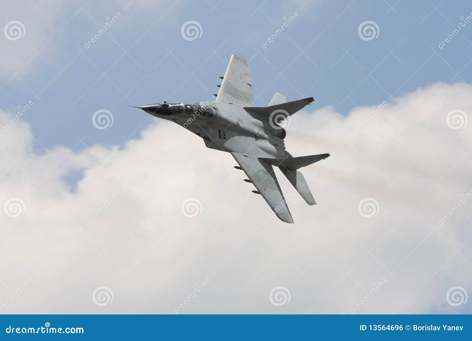 Russian Military Fighter Jet Mig 29 Stock Photo - Image of armament ...