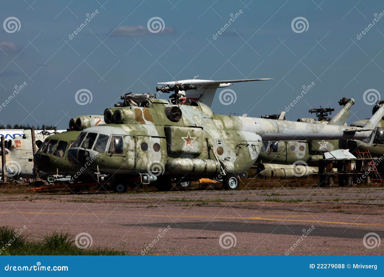 Russian Military Helicopters Editorial Stock Photo - Image of security ...