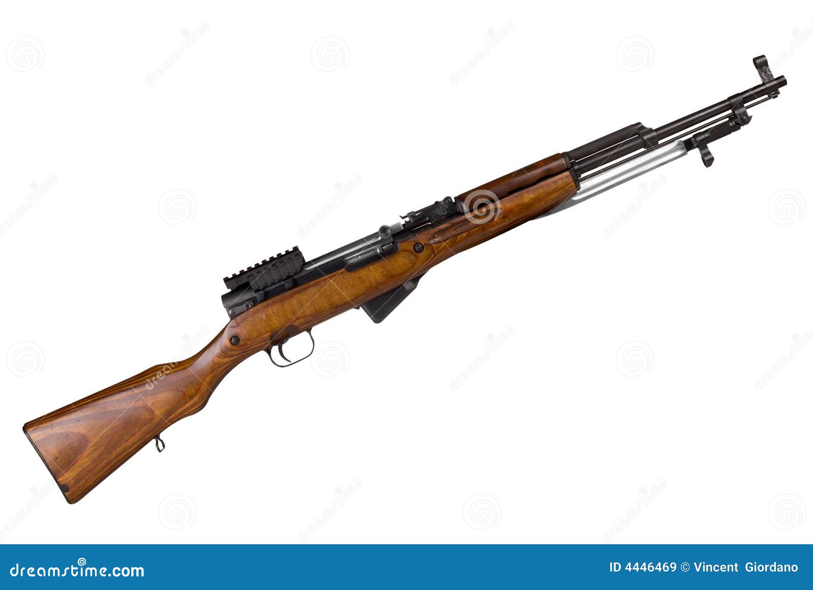 Russian Military Rifle stock image. Image of bayonet, sight - 4446469