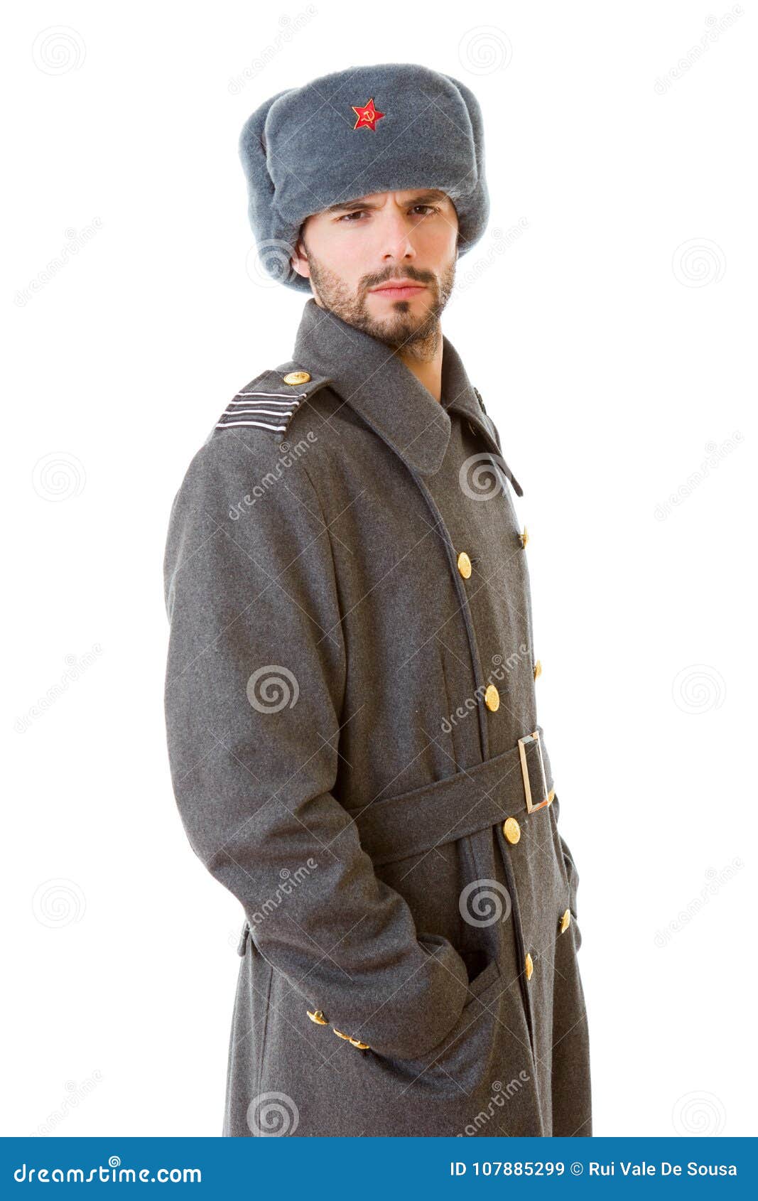 Russian military stock image. Image of face, russia - 107885299