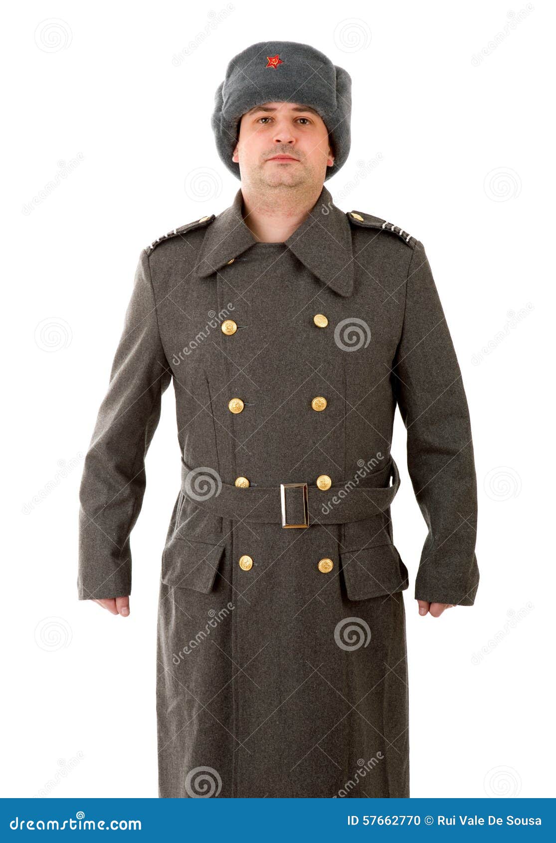 Russian military stock photo. Image of isolated, standing - 57662770