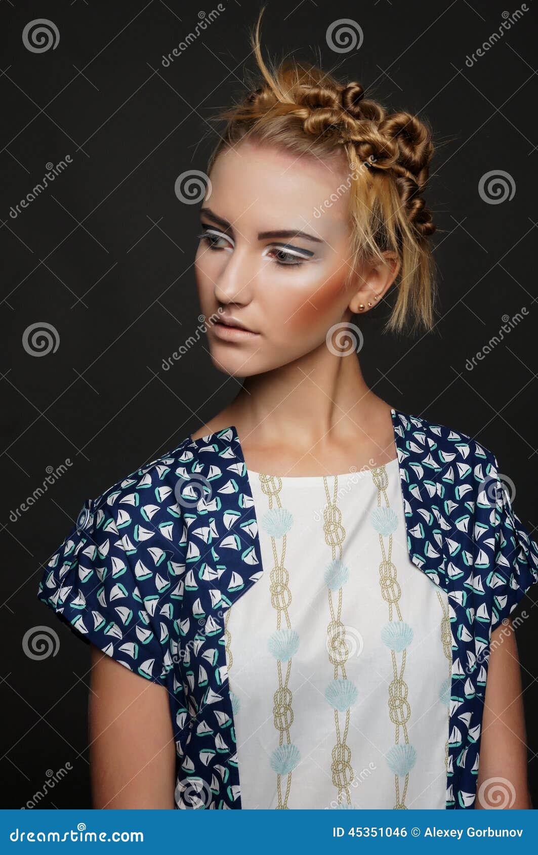 Russian model stock photo. Image of brilliant, close - 45351046