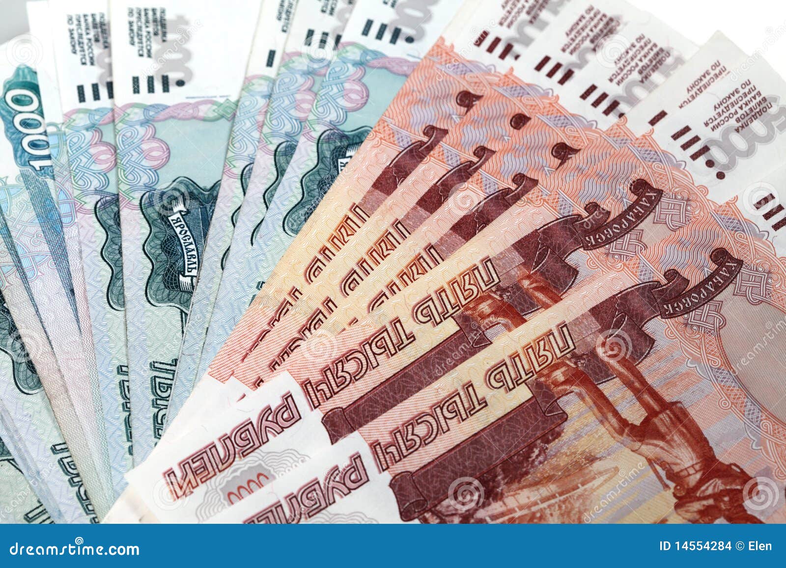 Russian money - rubles stock photo. Image of business - 14554284