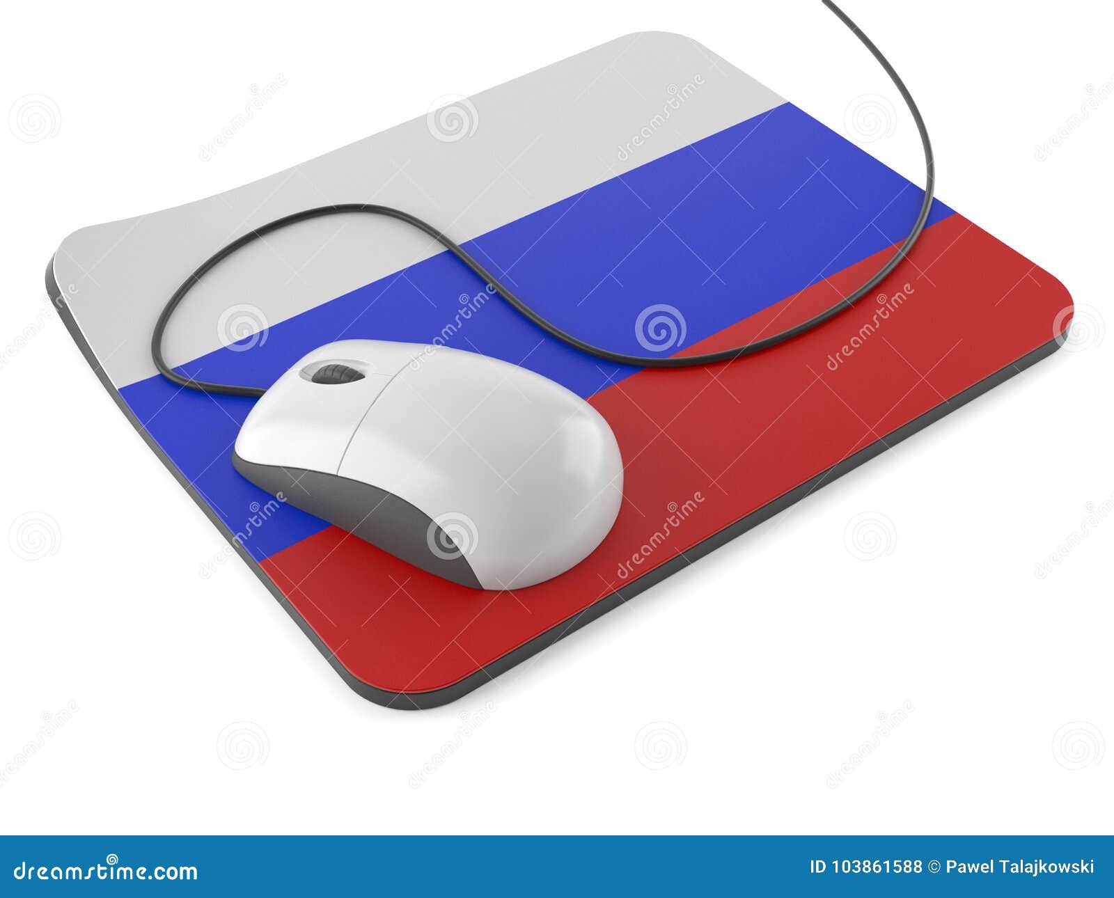 Russian mousepad concept stock illustration. Illustration of flag ...
