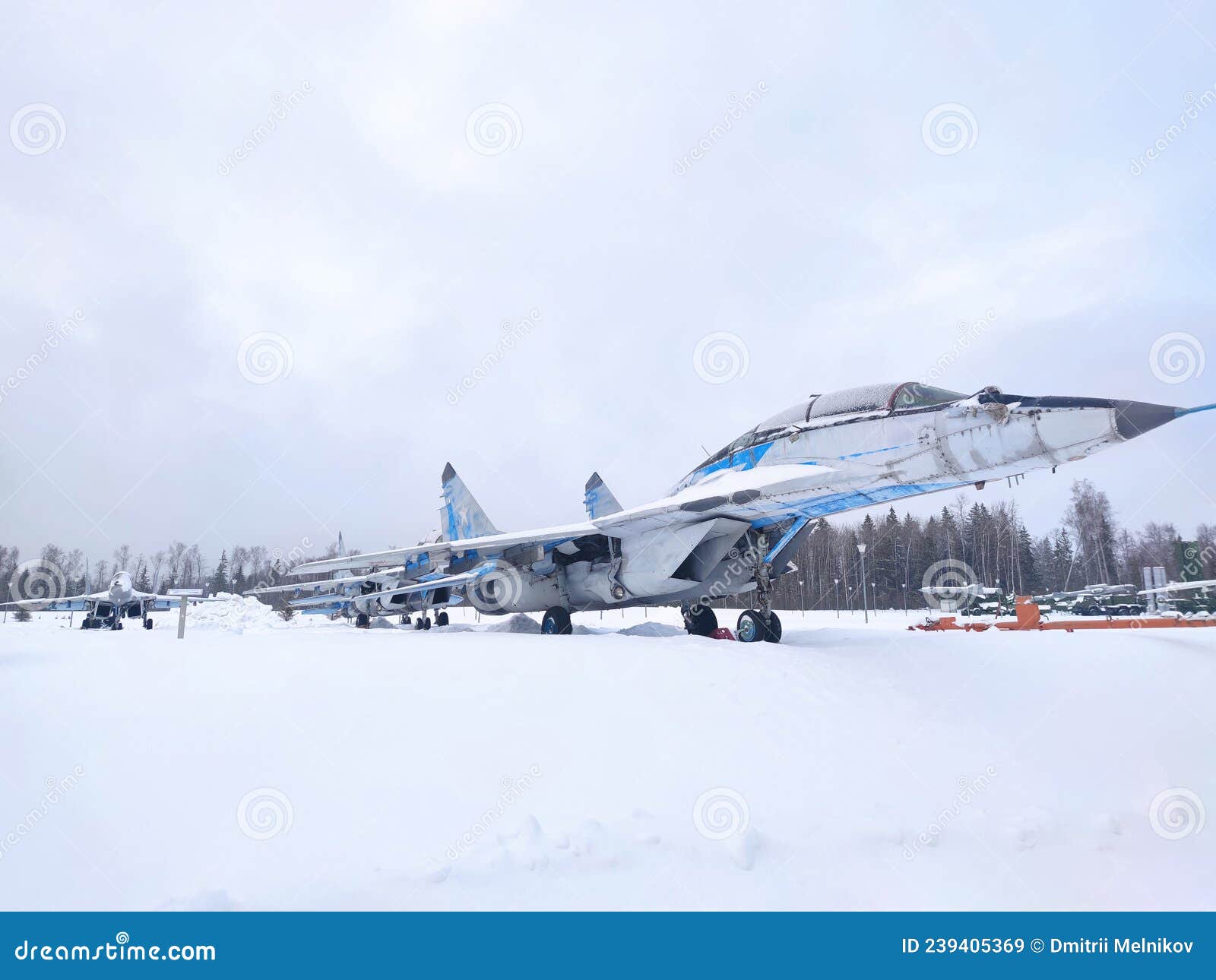 Russian Multifunctional Light Fighter in Winter in Snow Editorial Stock ...