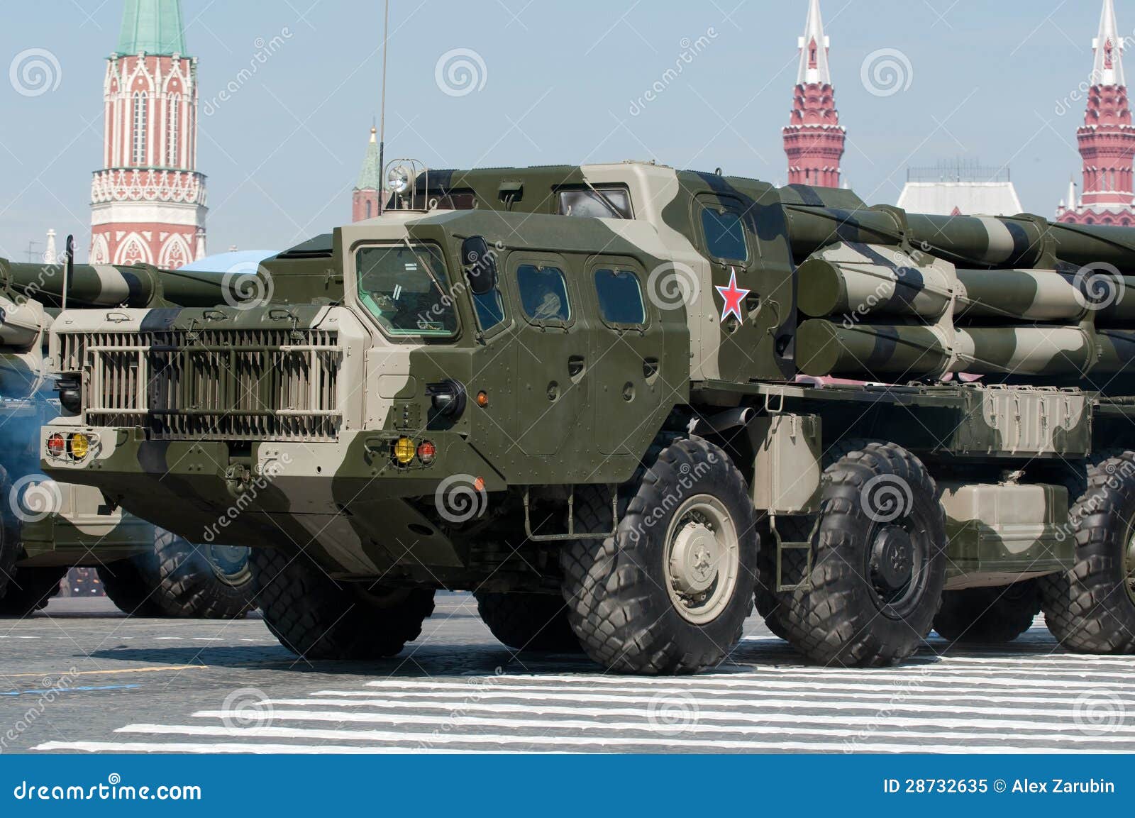 Russian Multiple Rocket Launcher BM 30 Smerch Editorial Image - Image ...