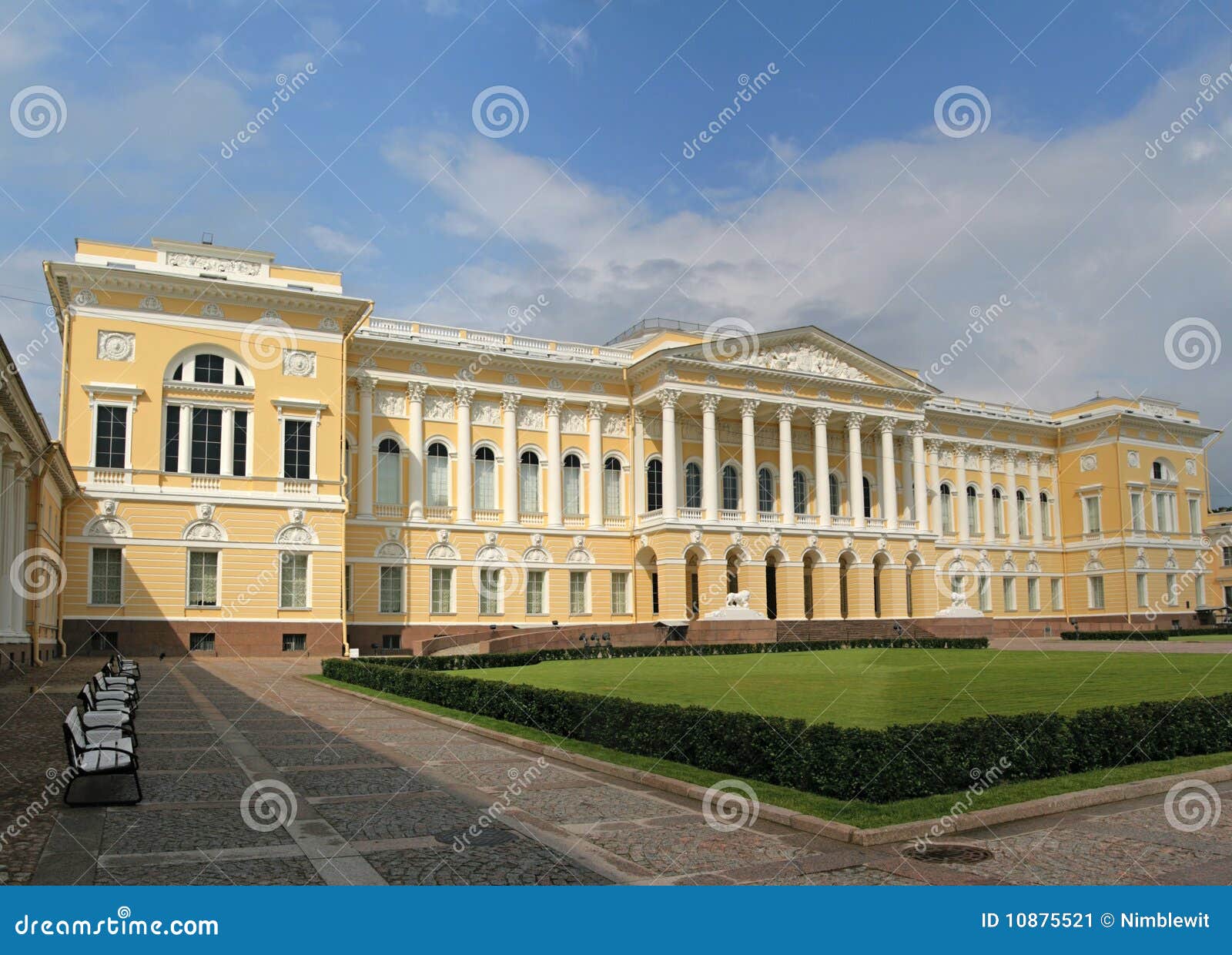 Russian Museum. the Mikhailovsky Palace. Stock Image - Image of gate ...