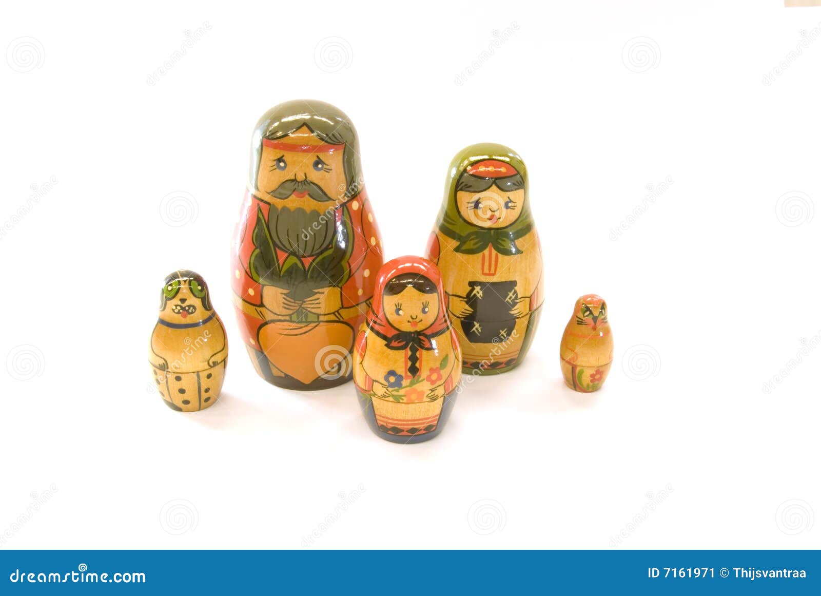 Russian nested doll family stock image. Image of family - 7161971