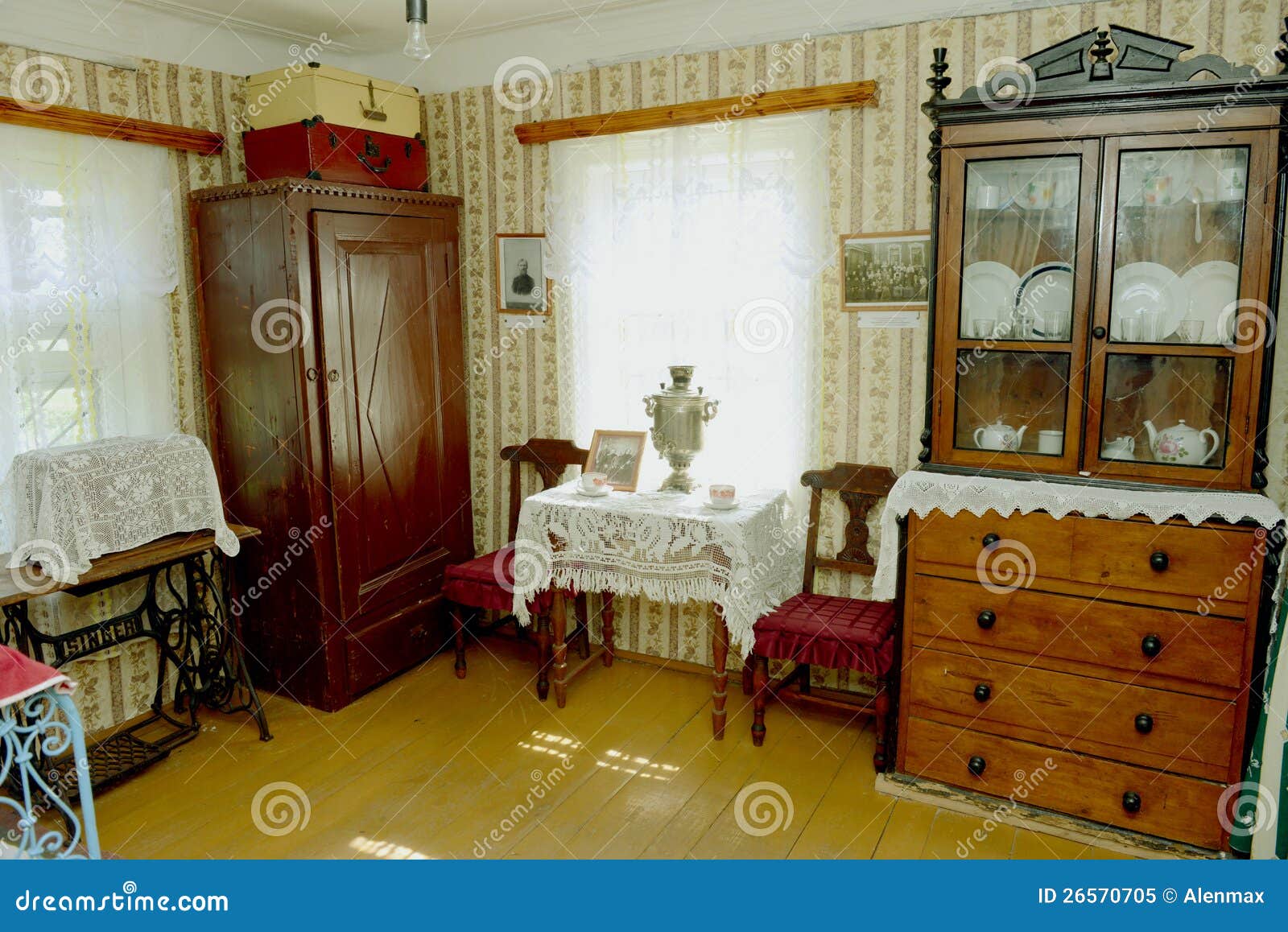 Russian old house interior editorial image. Image of culture - 26570705