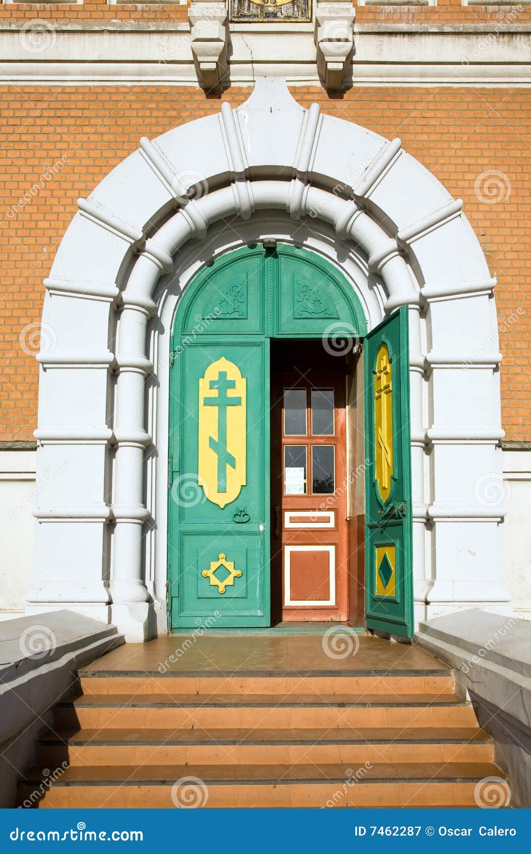 Russian Orthodox Church Door Stock Image - Image of russian ...
