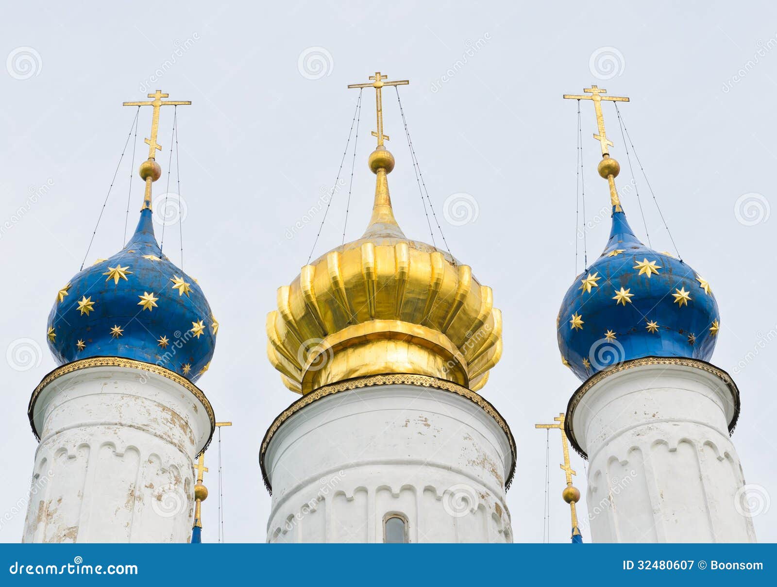 Russian Orthodox domes stock image. Image of russian - 32480607