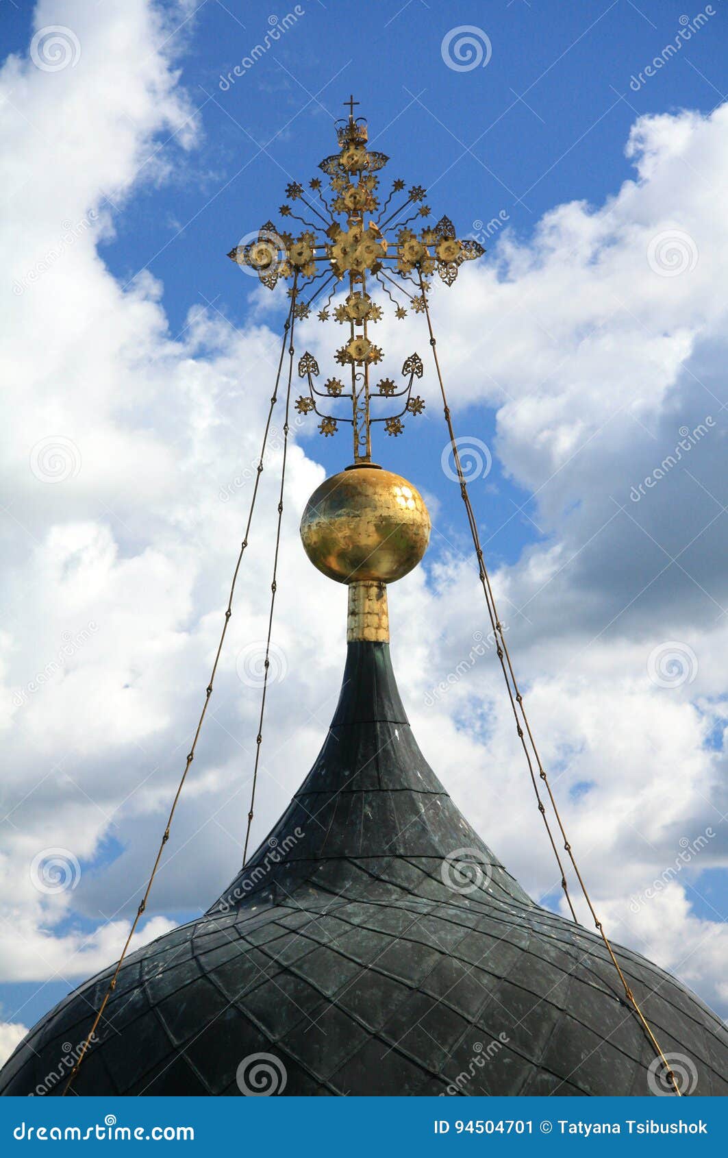 Russian orthodoxy cross stock image. Image of symbol - 94504701