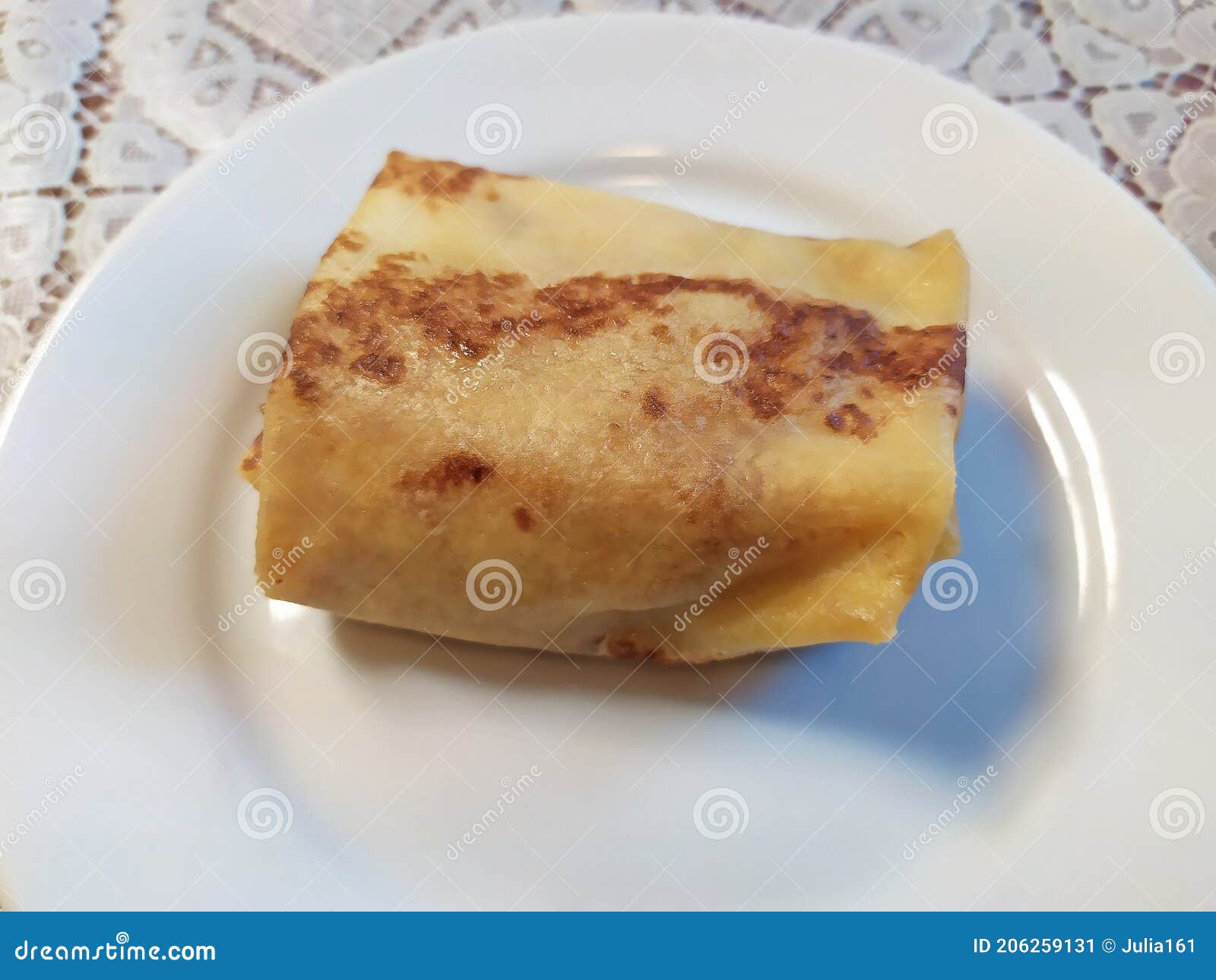 Russian pancake blini stock image. Image of blini, cloth - 206259131