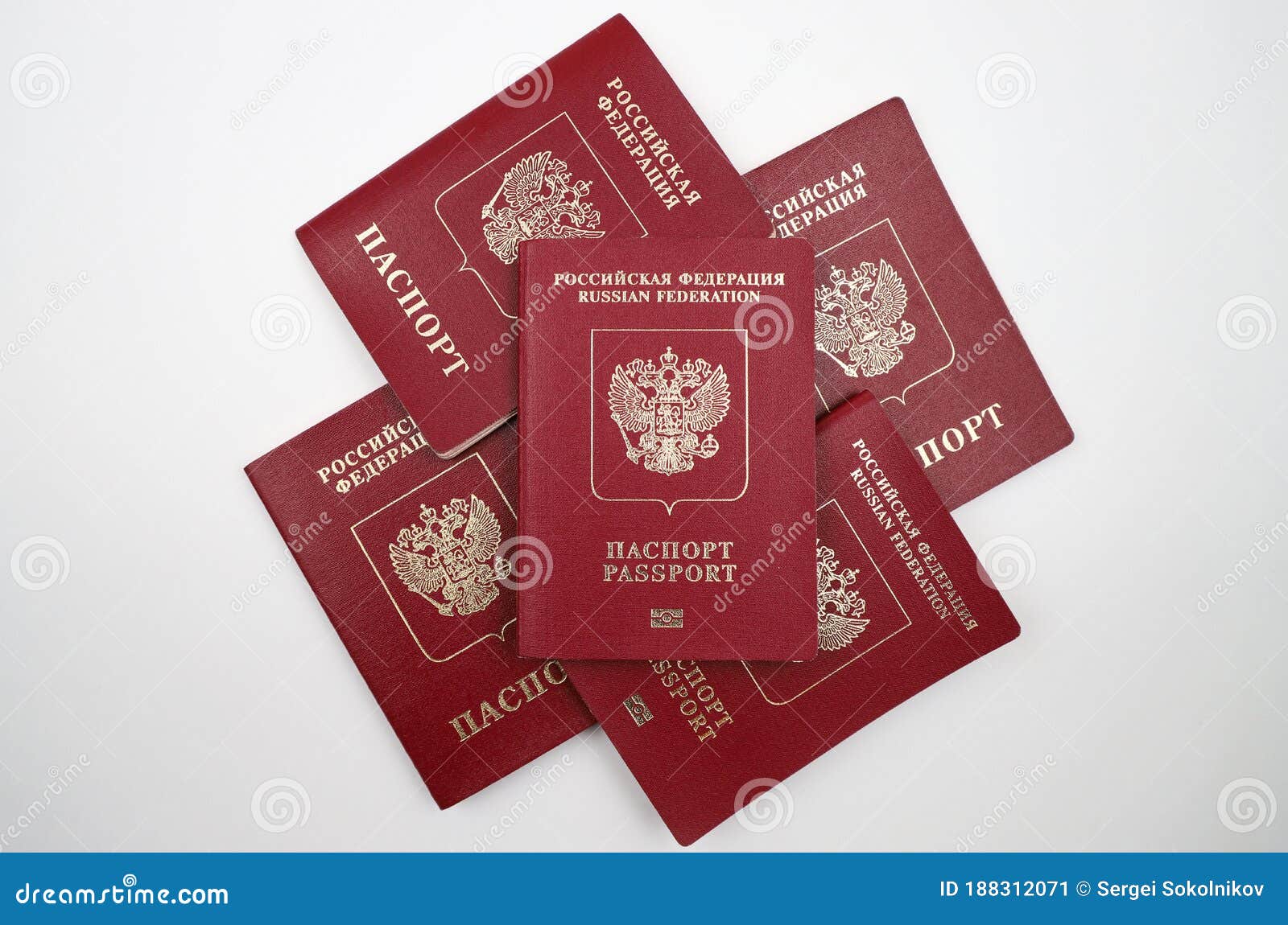 Russian passport stock image. Image of template, concept - 188312071
