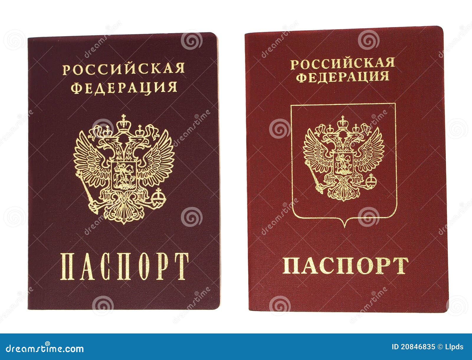 The Russian passports stock image. Image of authority - 20846835