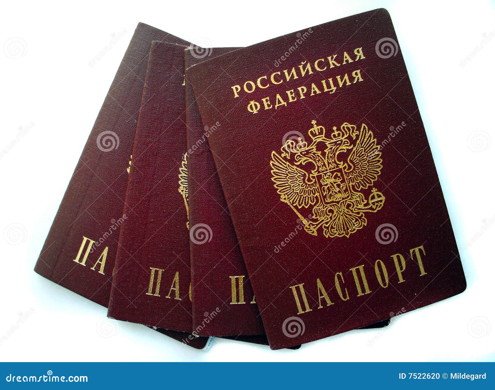 Russian passports isolated stock photo. Image of eagle - 7522620