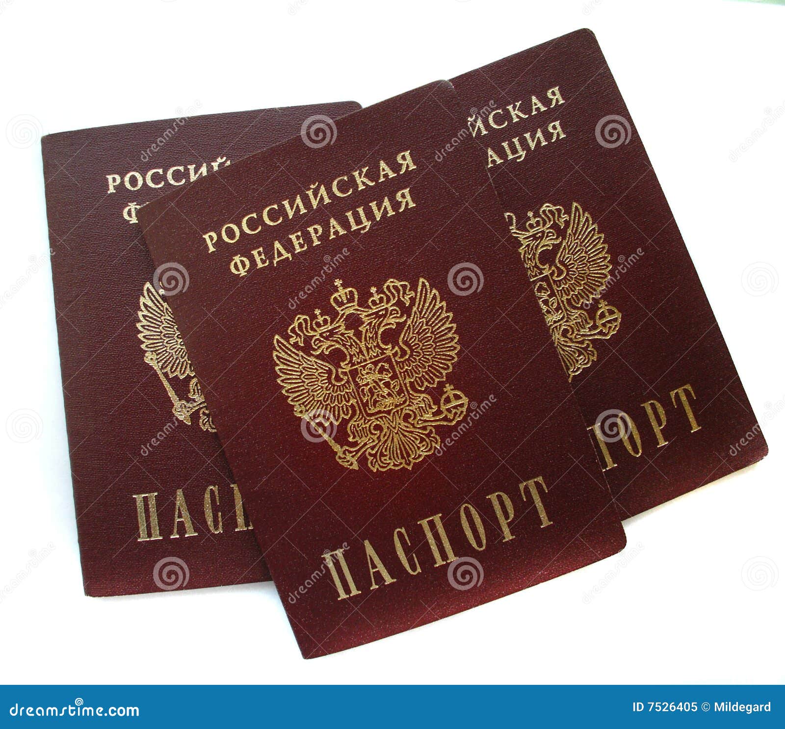 Russian passports isolated stock image. Image of objects - 7526405