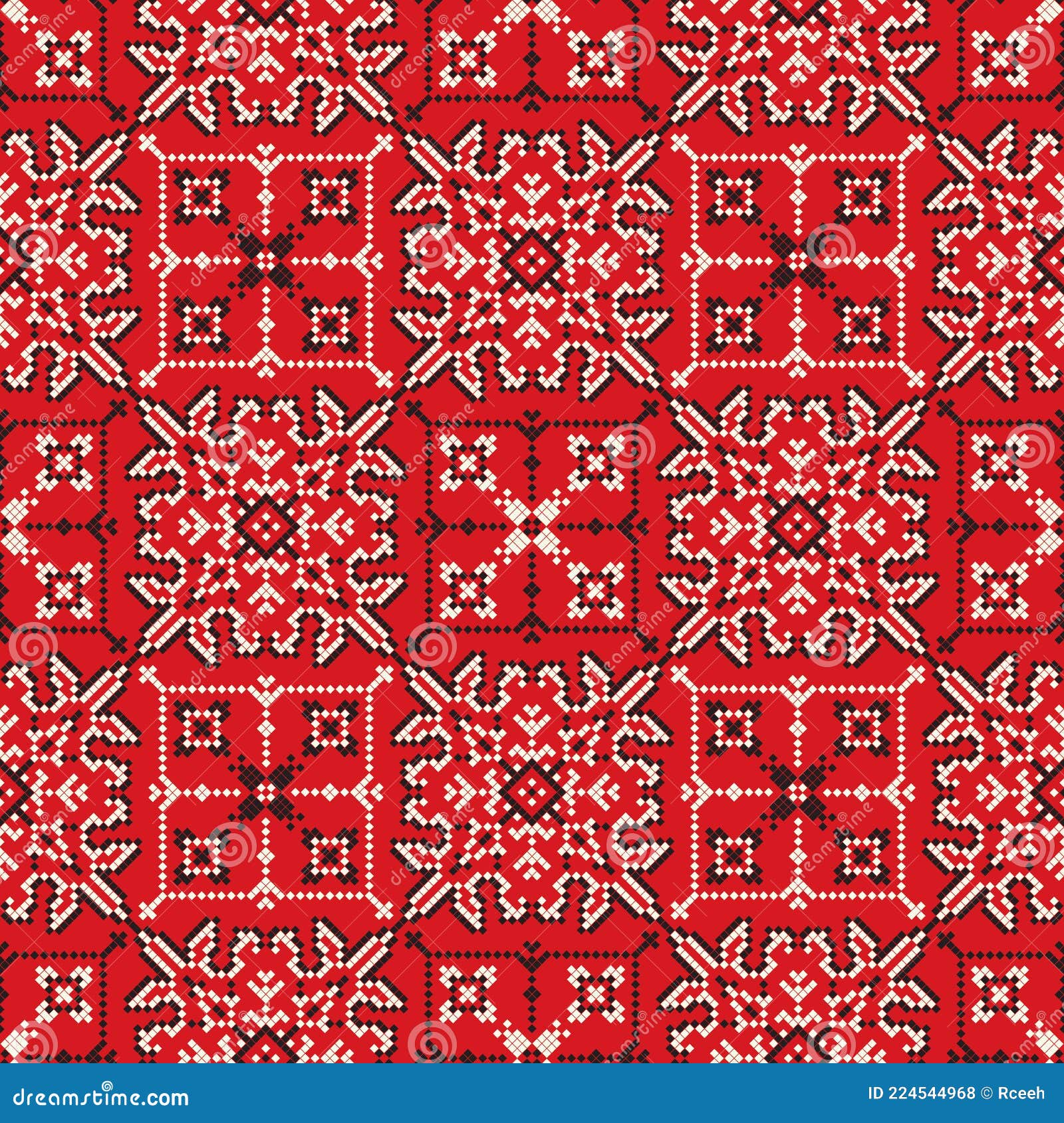 Russian pattern 90 stock vector. Illustration of ornate - 224544968