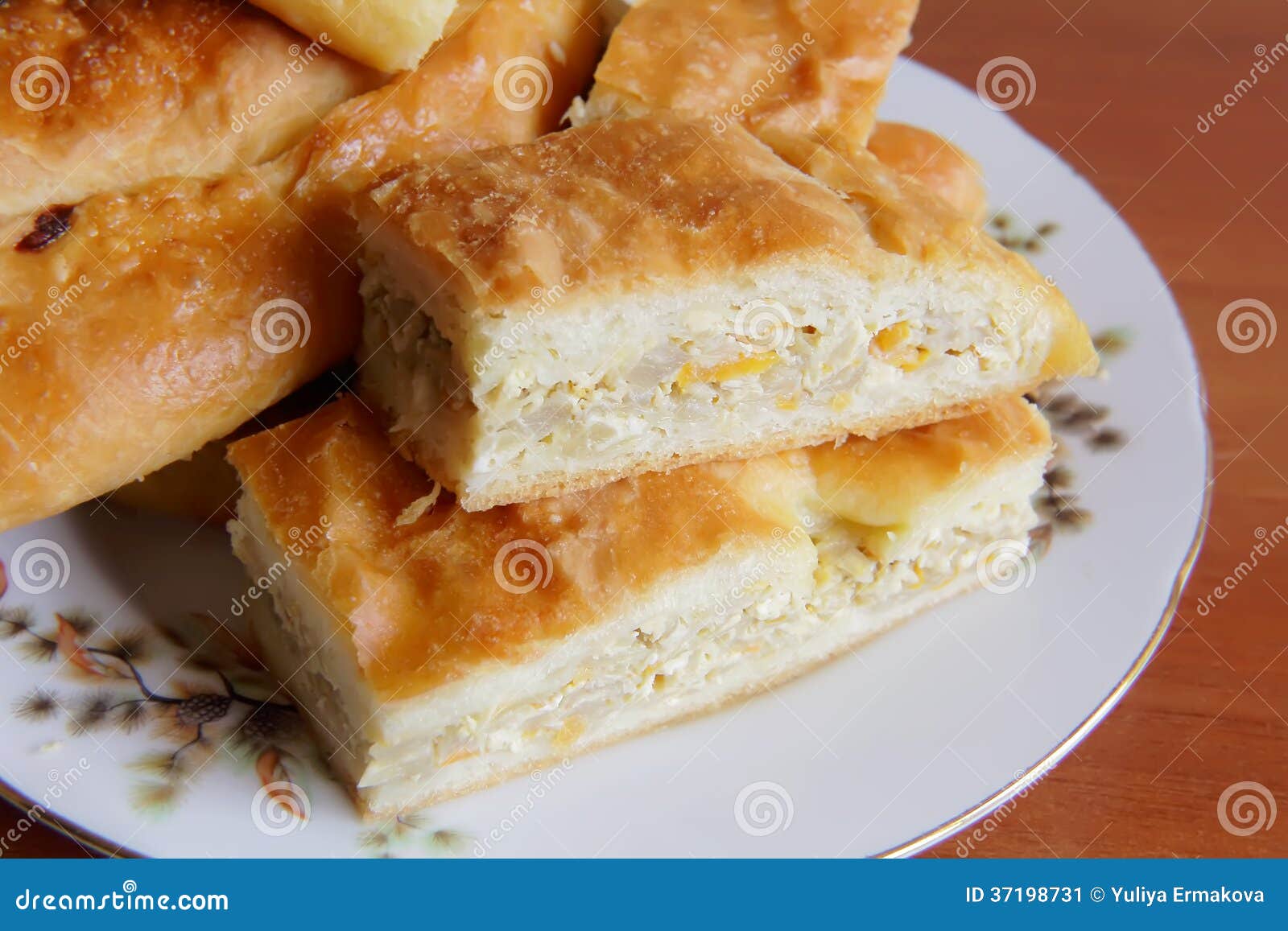 Russian Pie stock image. Image of meat, pastry, ruddy - 37198731