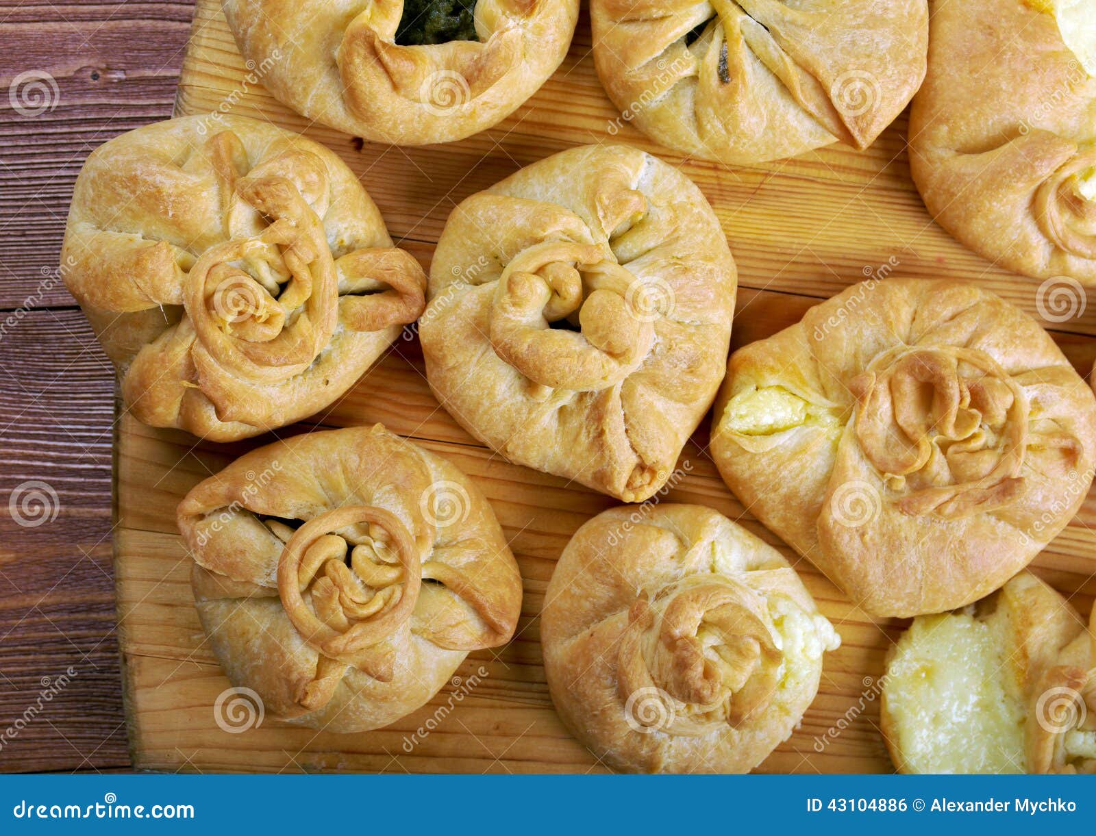 Russian pies with cheese stock photo. Image of morning - 43104886