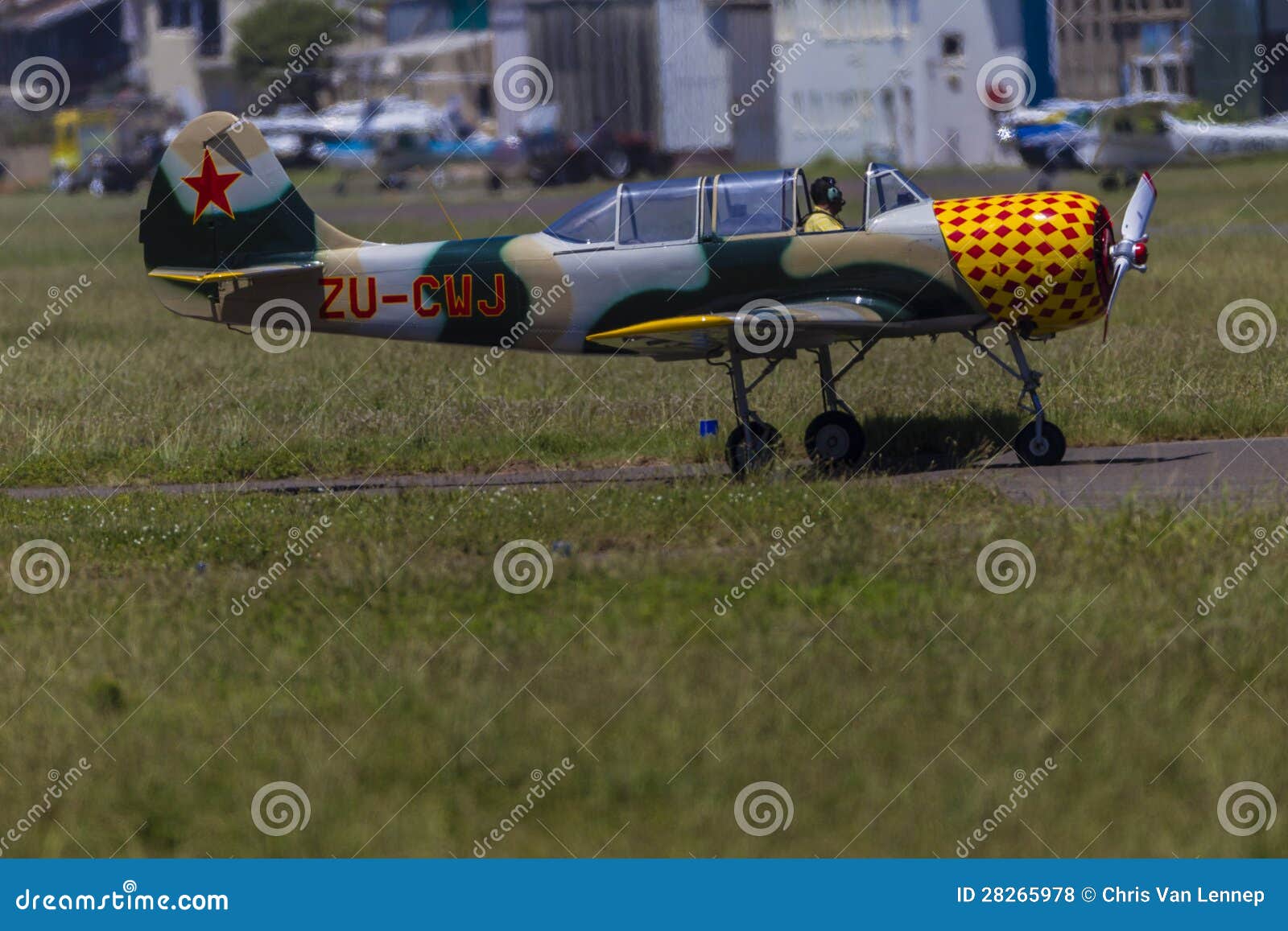 Russian Plane Yak-52 editorial stock photo. Image of yak52 - 28265978