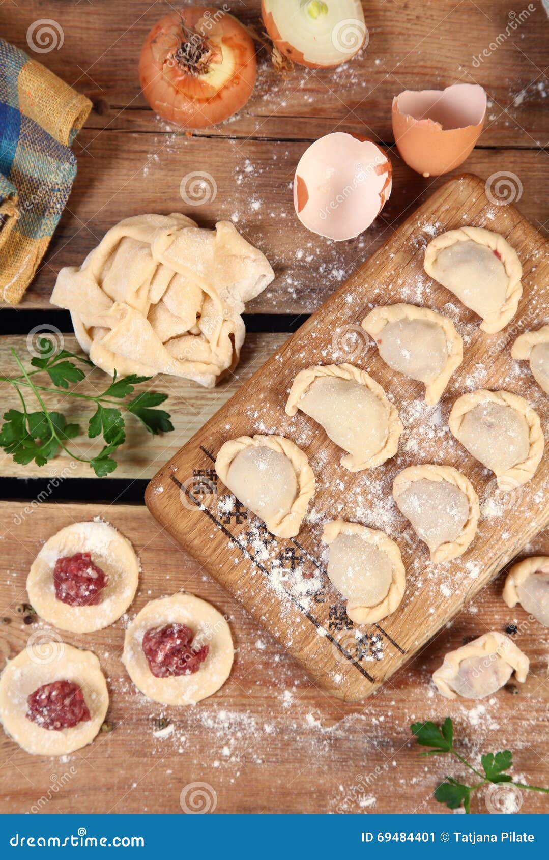 Russian plate stock image. Image of plate, making, cuisine - 69484401